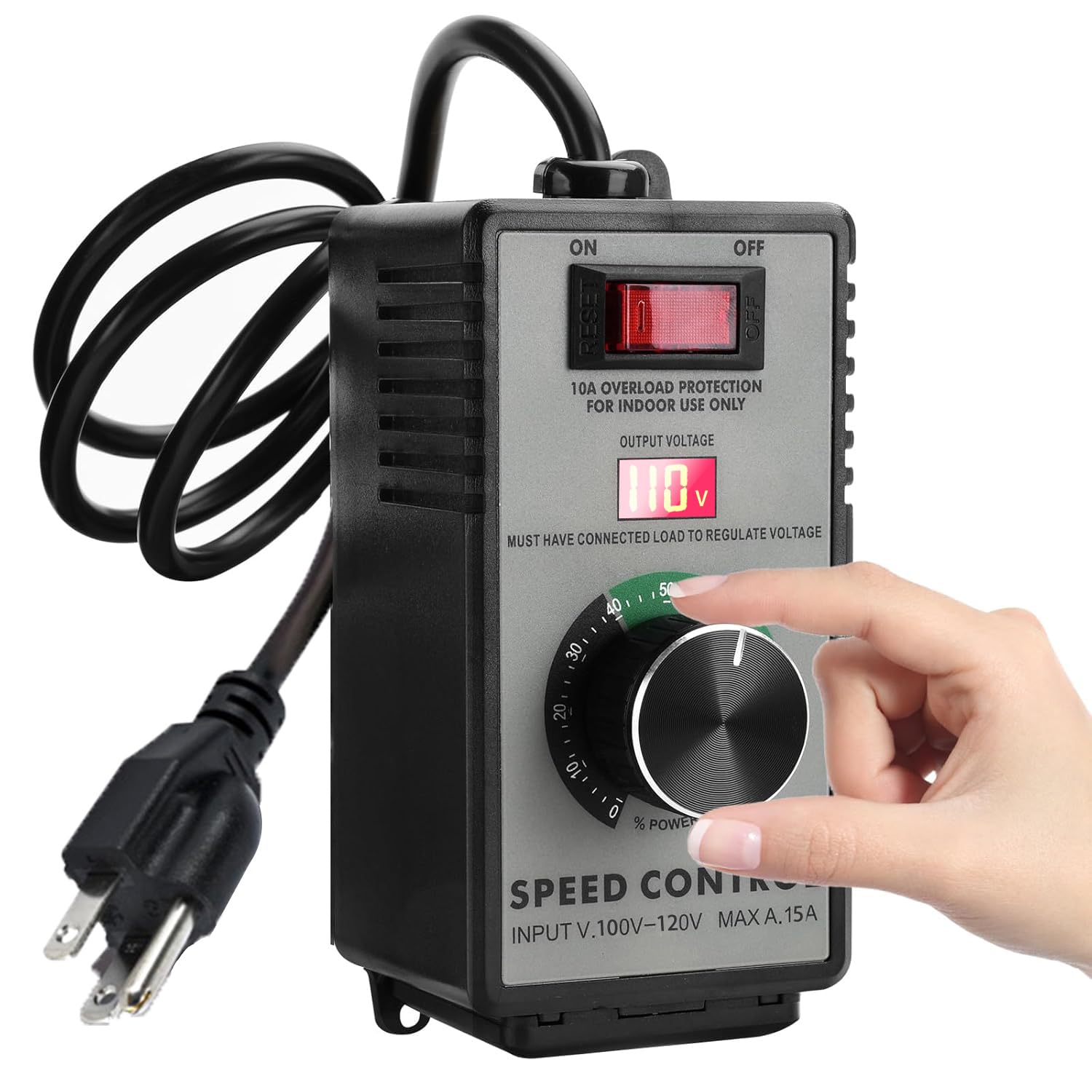 Snapklik.com : Diymore AC Motor Speed Controller 120V 15A 4000W ...