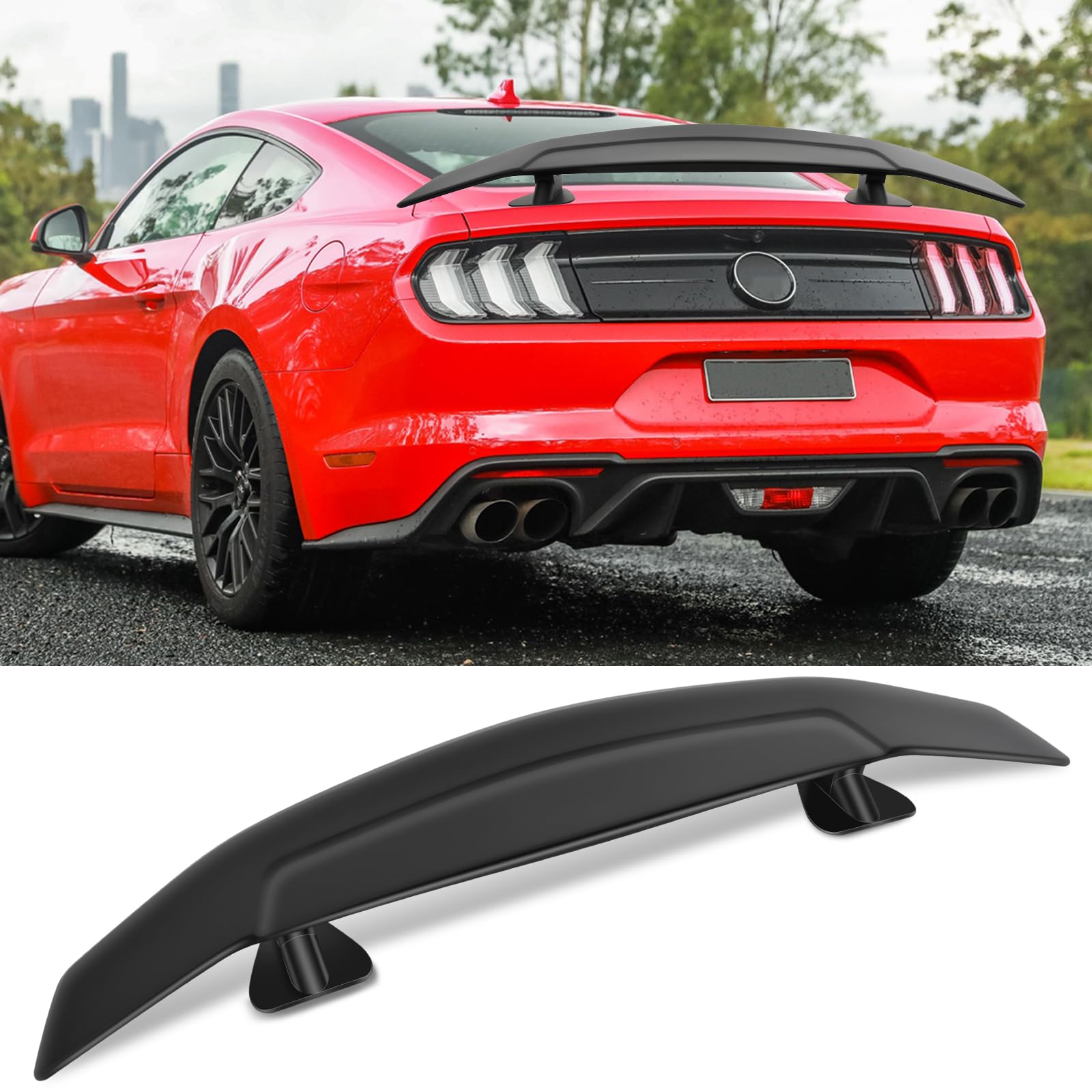 47 Inch Universal Rear Spoiler Jdm Style Car Rear Trunk | Desertcart INDIA