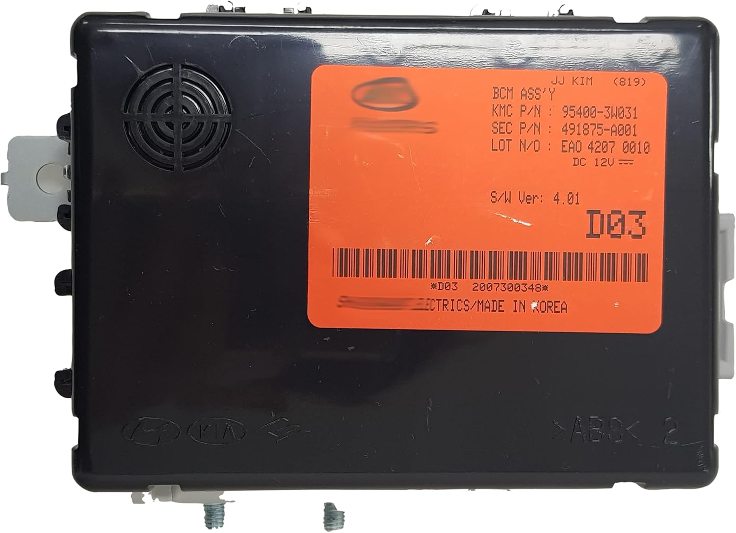 Amazon.com: Original OEM 95400-3W031 BCM Unit / 954003W031 para Kia ...
