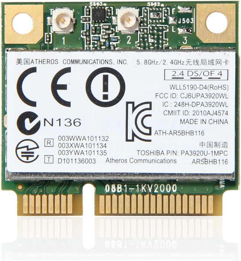 Amazon.com: Atheros AR9832 AR5BHB116 2.4/5 GHz Single-chip 300 Mbps 802 ...
