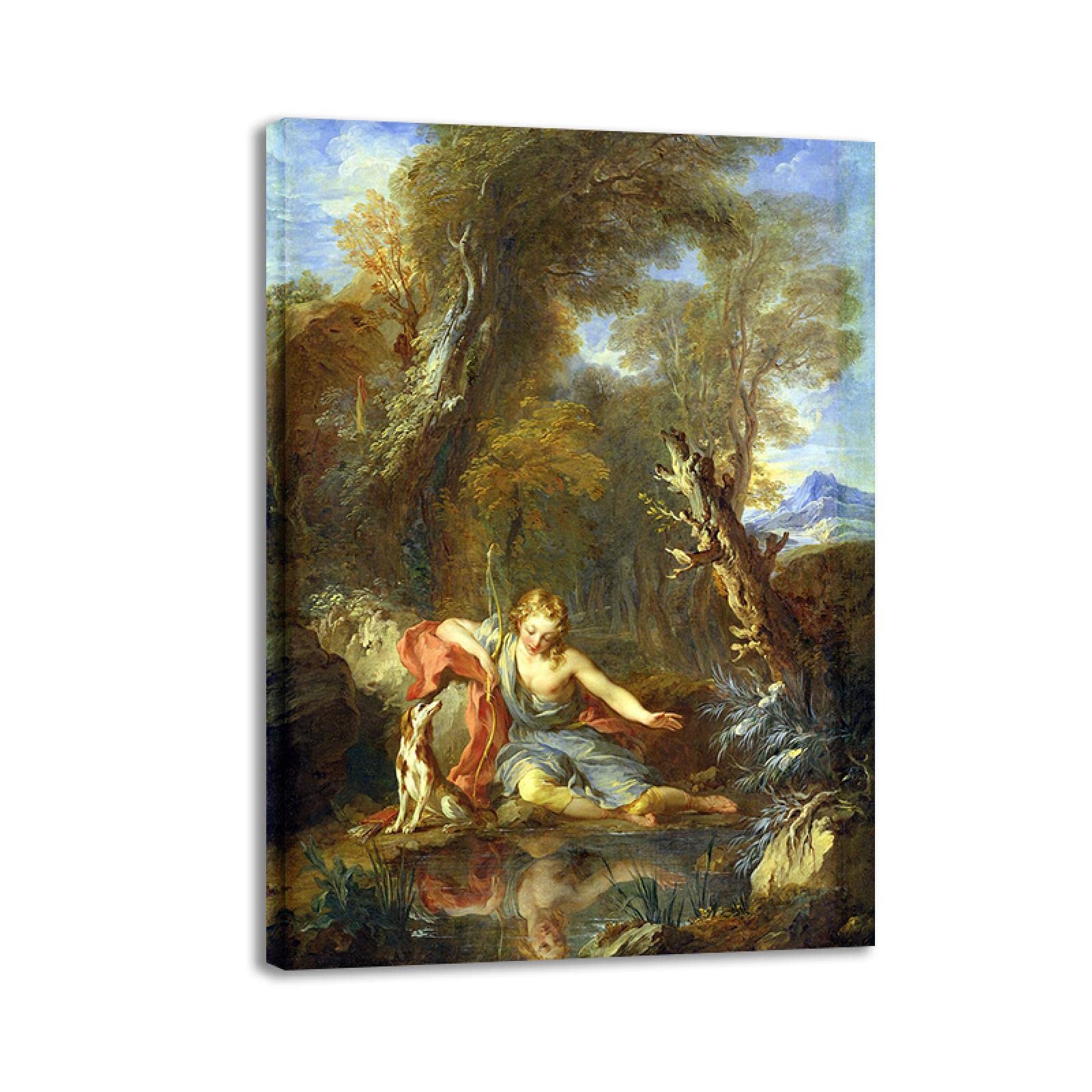 Greek Mythology Paintings Narcissus