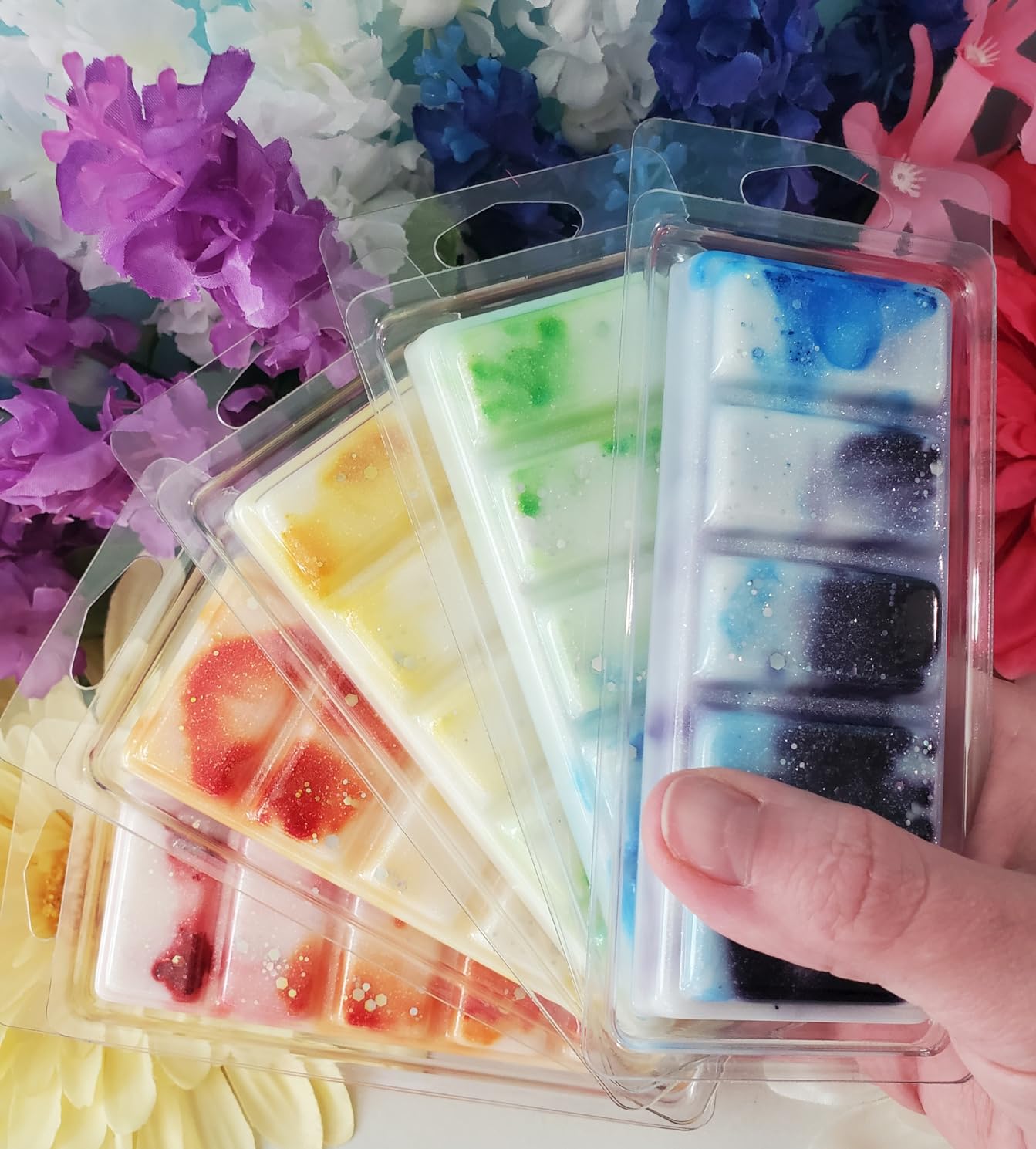 Amazon.com: 5 Cavity Snap Bar Wax Melt Clamshell (2 pc.) - 100 Sets ...