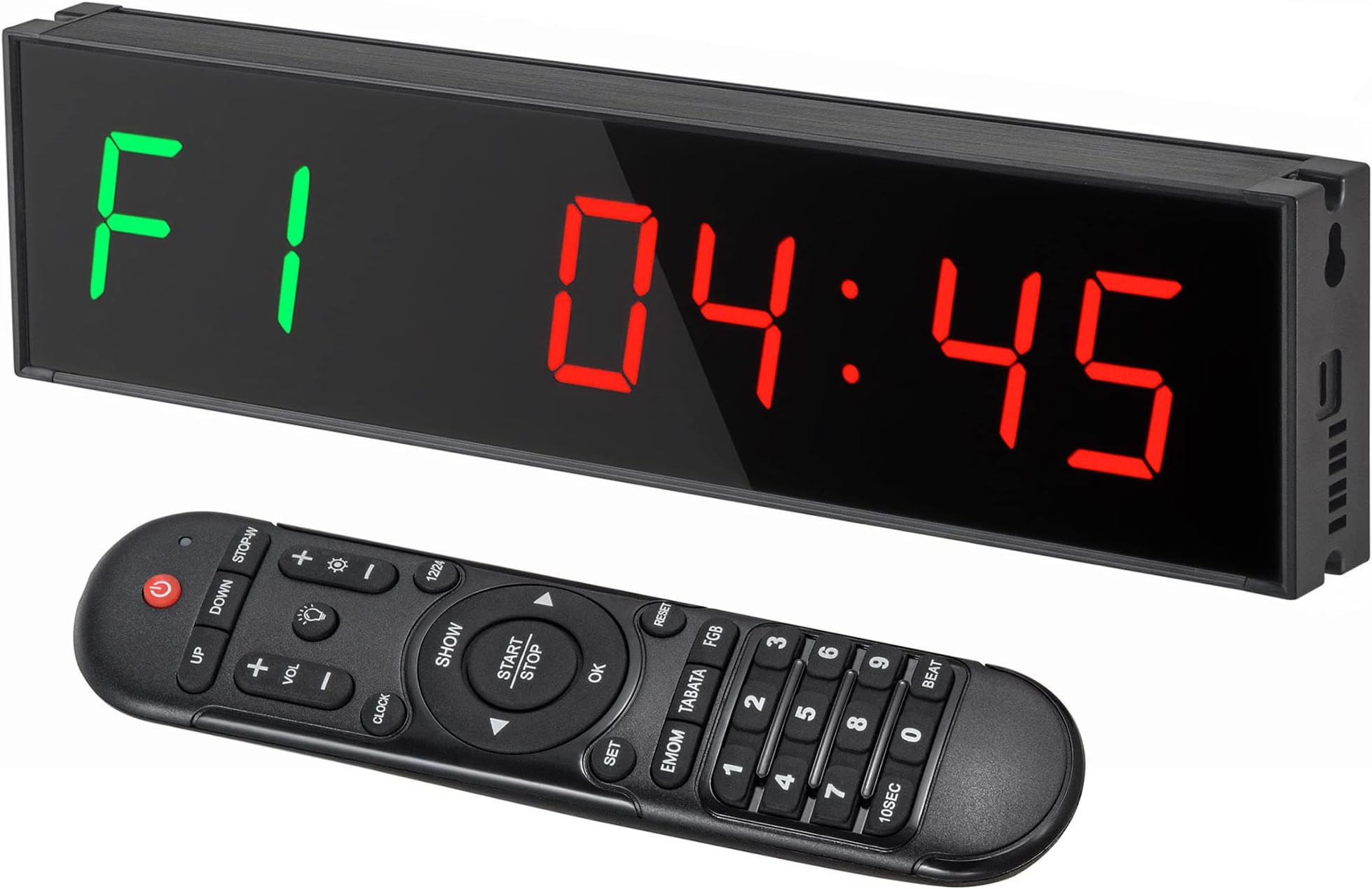 Fitness Minuteur 15'' Grand Horloge Murale Numérique à LED,Timer D ...