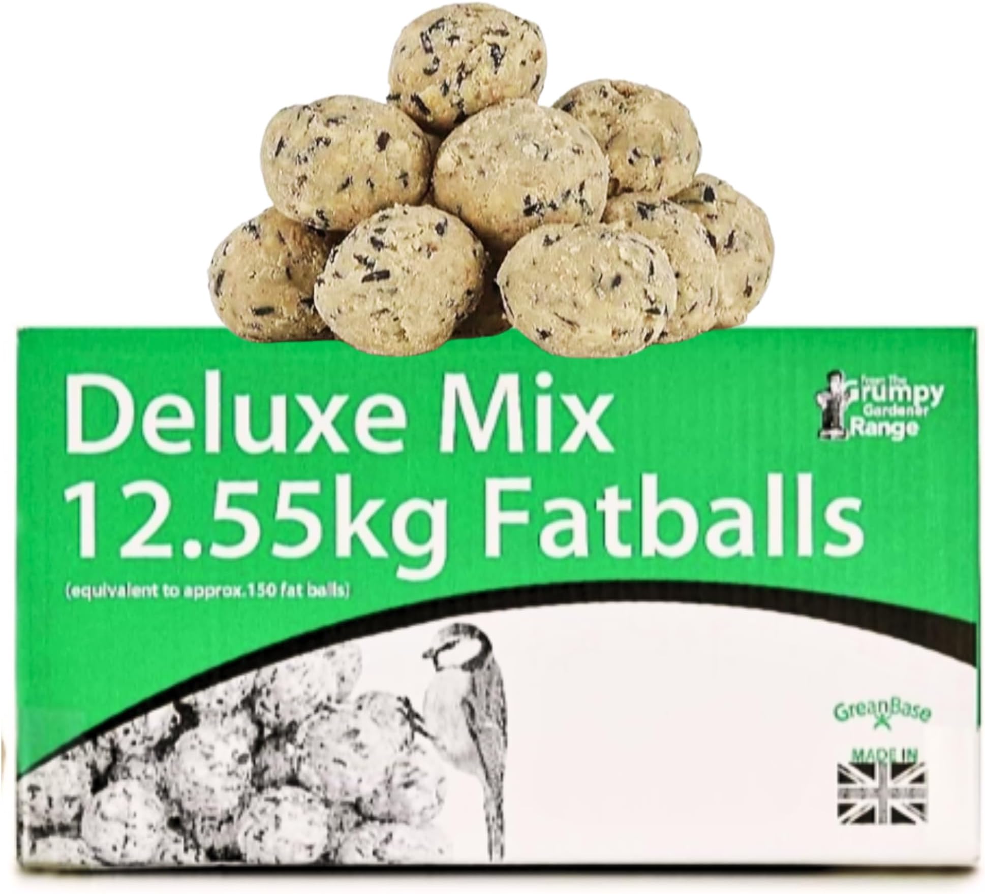 Grumpy Gardener Fat Balls - Deluxe Mix Wild Bird Fat Balls, 150 Suet ...