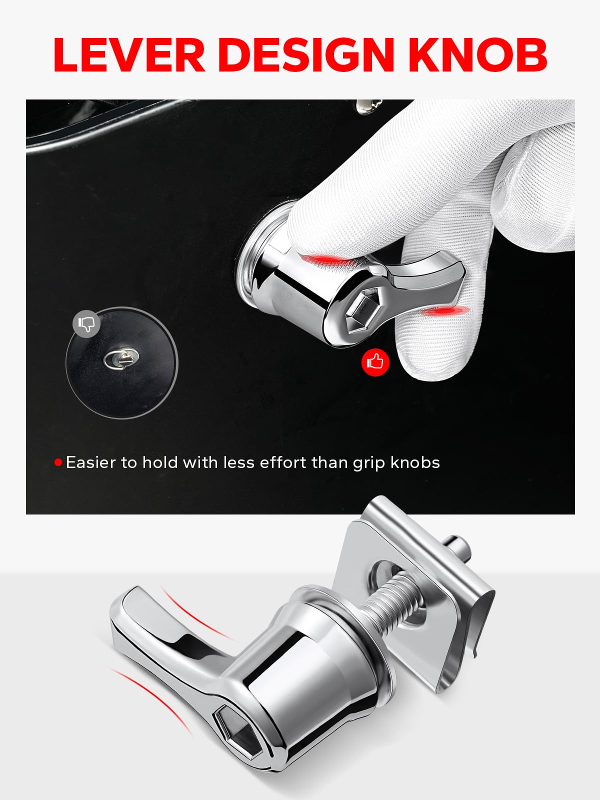 Snapklik.com : Amazicha Saddlebag Locks Fastener Bolts Saddle Bag ...