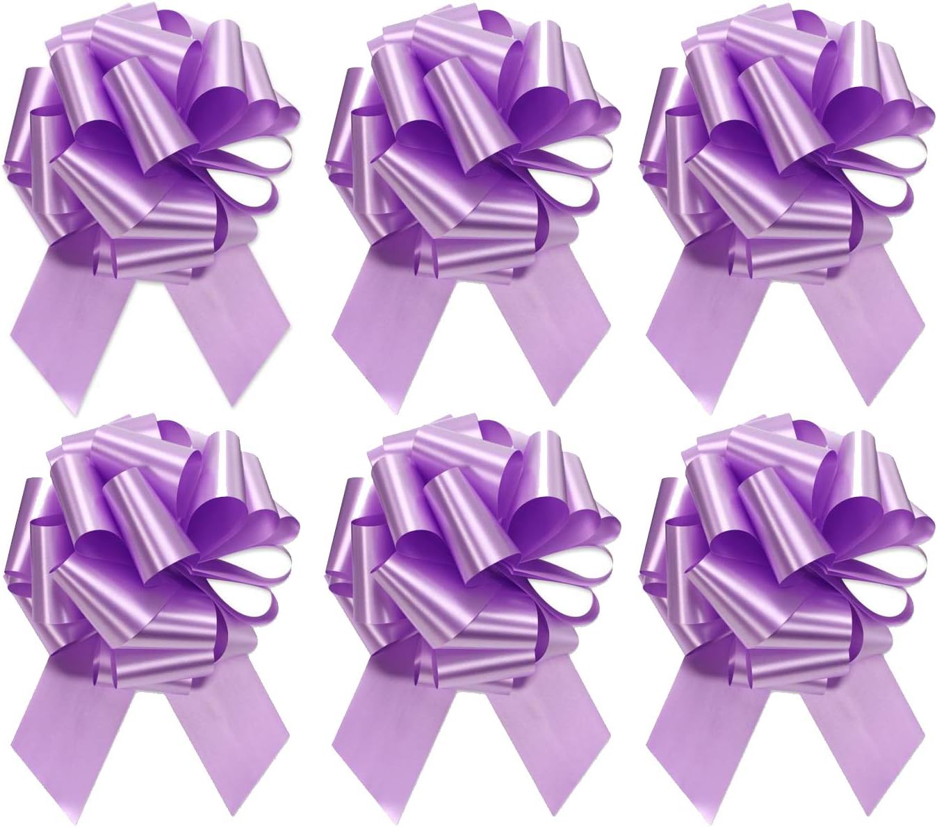 Amazon.com: Large Lavender Purple Gift Wrap Pull Bows - 5" Wide, Big ...