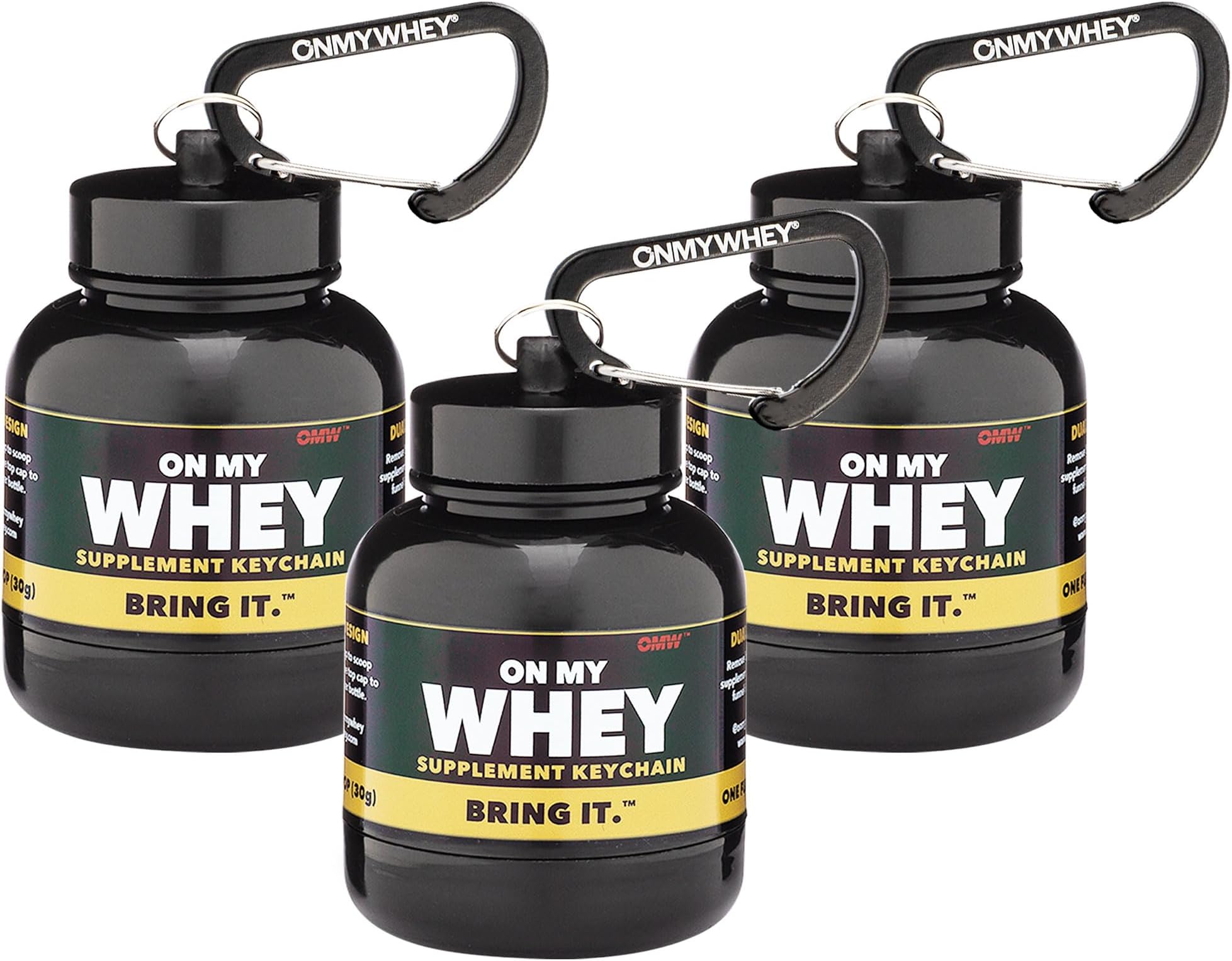 Amazon.com: OnMyWhey - Protein Powder and Supplement Funnel Keychain ...