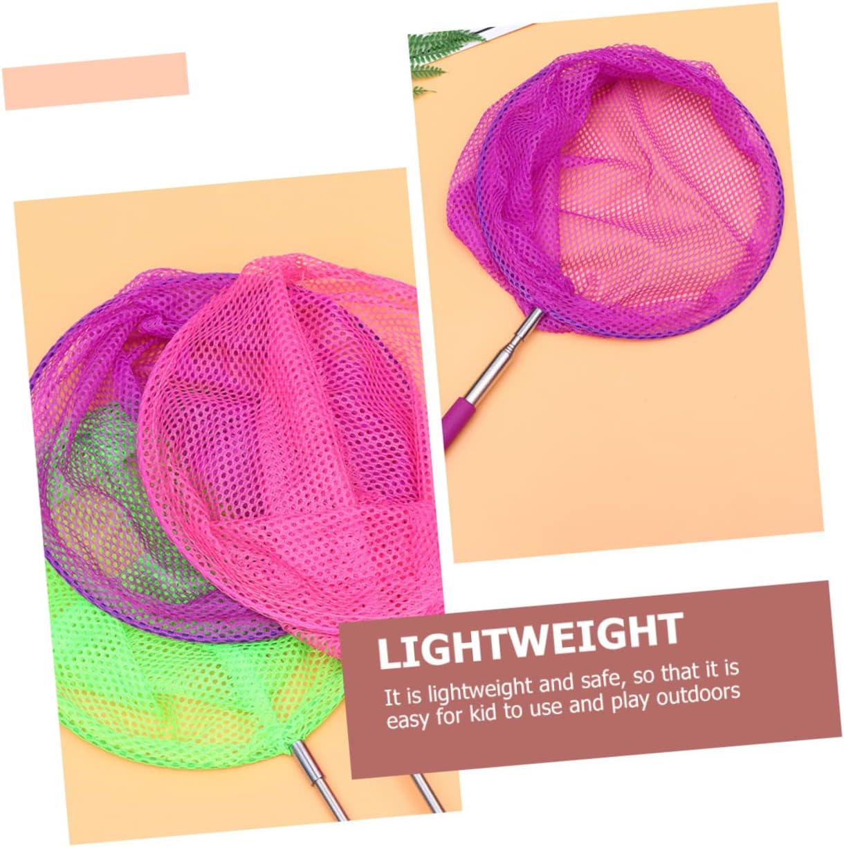 OATIPHO 3pcs Fishnet Butterfly Net for Kids Toys Toy for Kids ...