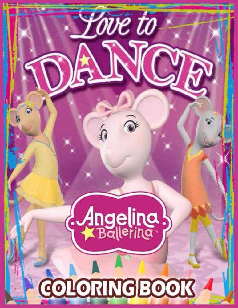 angelina ballerina coloring pages