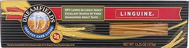Amazon.com : Dreamfields Pasta Healthy Carb Living - Linguine ...