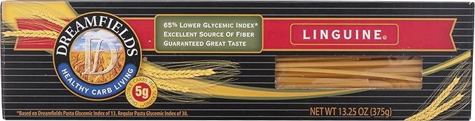 Amazon.com : Dreamfields Pasta Healthy Carb Living - Linguine ...