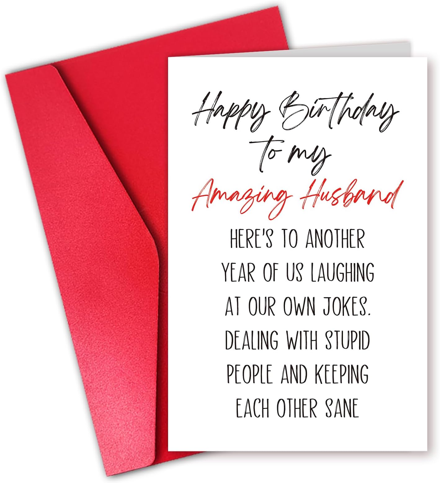 Amazon.com : CGBRspacex Husband Birthday Card, Funny Birthday Card for ...