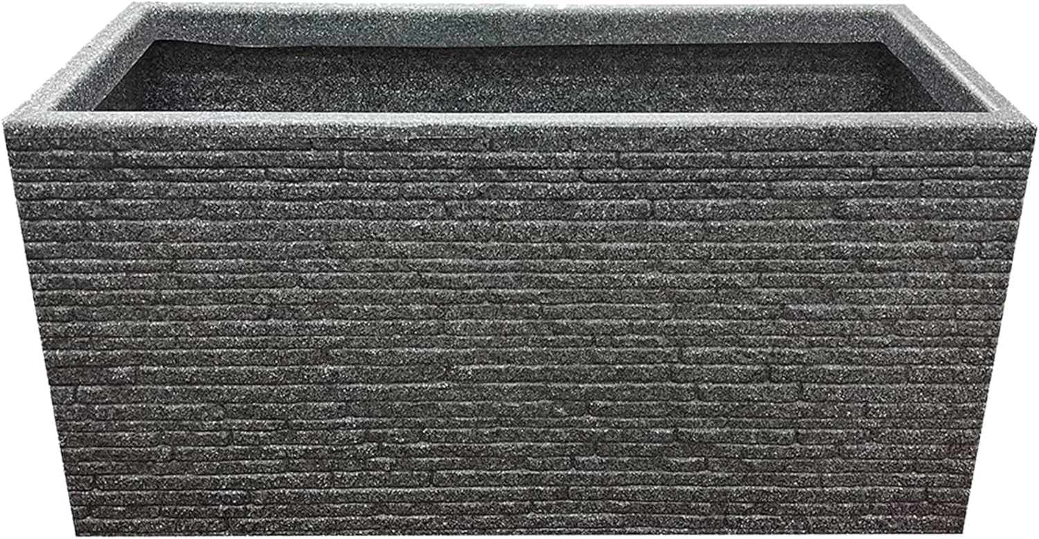 STAR SUPPLIES Large Deep Rectangular Brick Effect Flowers Plants ...