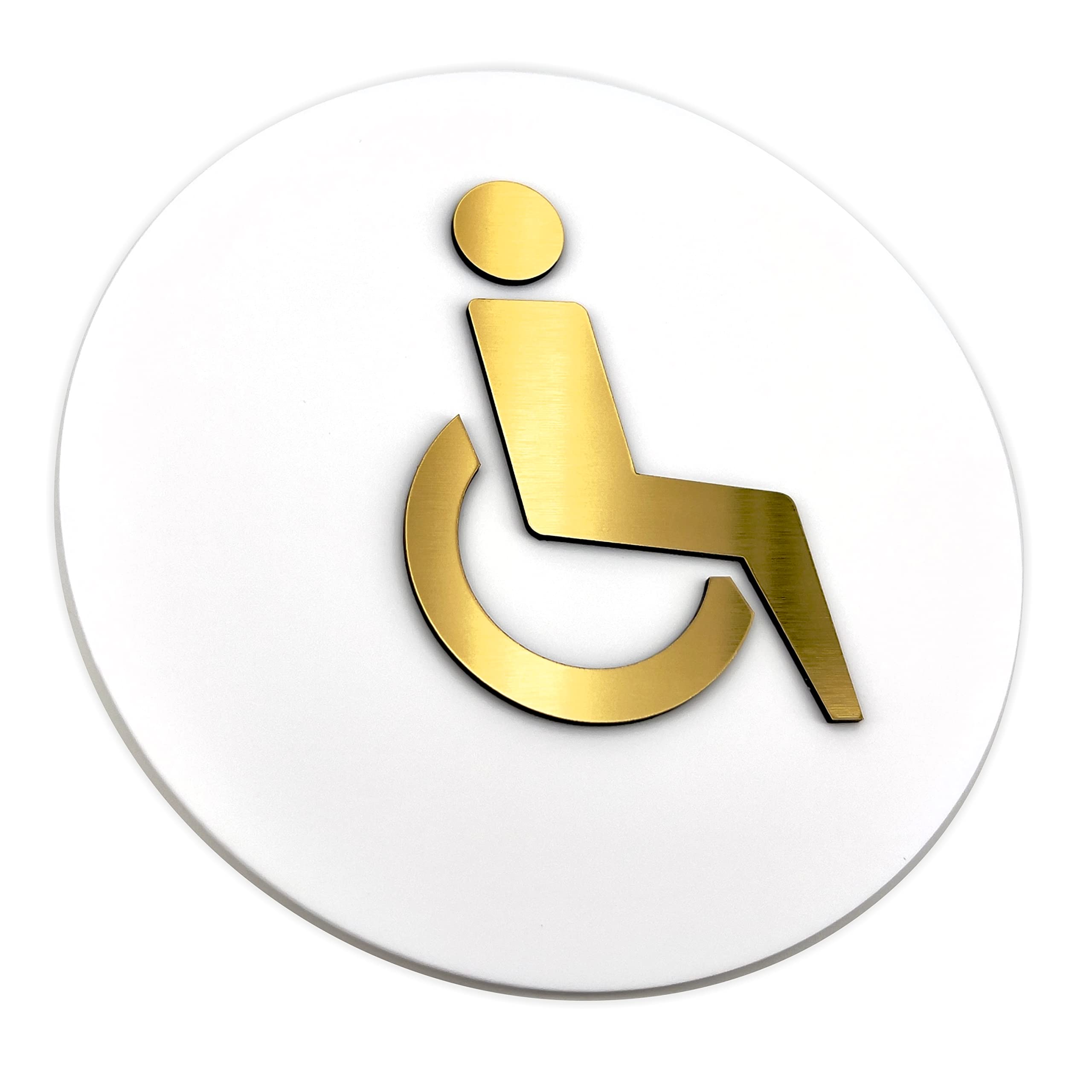 Sosenco Toilet For Disabled Sign Made Of Acrylic And Laminates ...