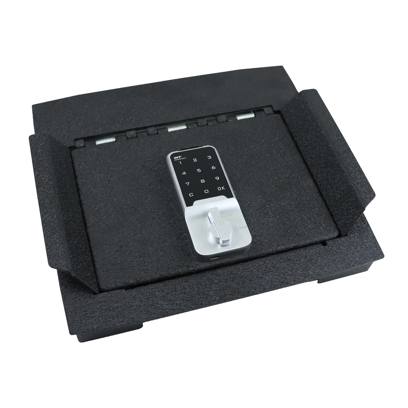 Amazon.com: KEREN Center Console Gun Safe - Console Gun Vault ...