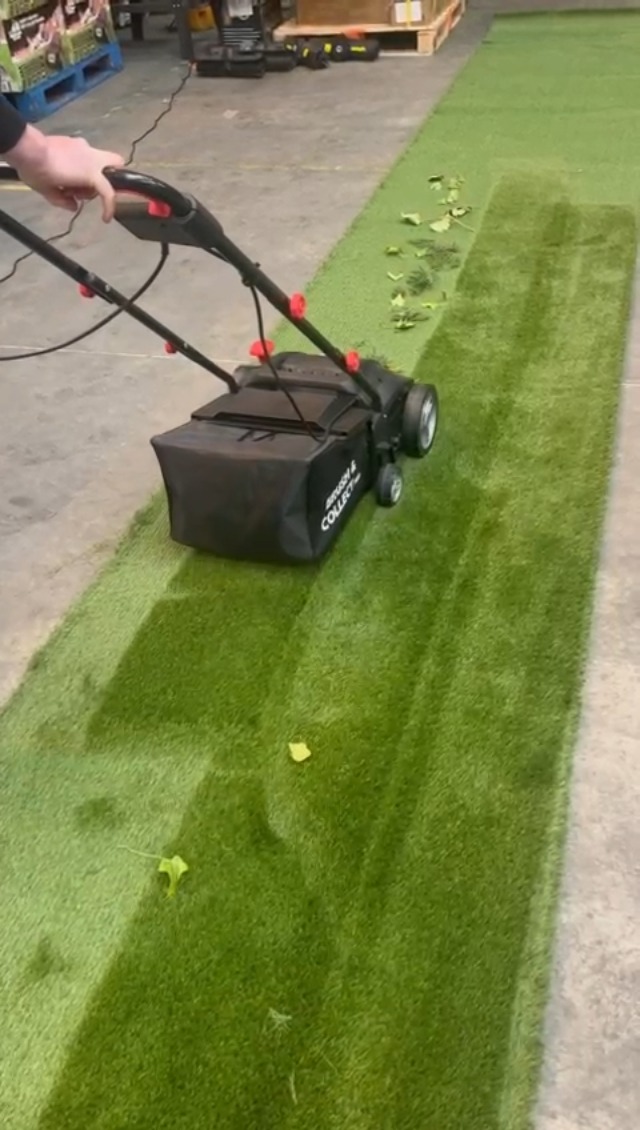 Watch Brush & Collect Pro Artificial Grass/Turf Yard Power Brush on ...