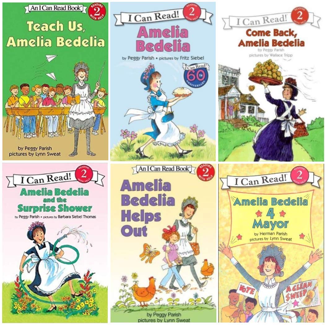 I Can Read Amelia Bedelia 50th Birthday 6 Pack Set, Level 2 (Amelia ...
