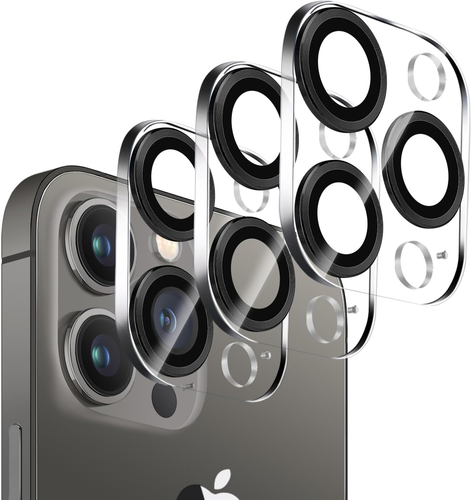 Amazon.com: 【3 Pack】Dengduoduo Tempered Glass Camera Lens Protector for ...