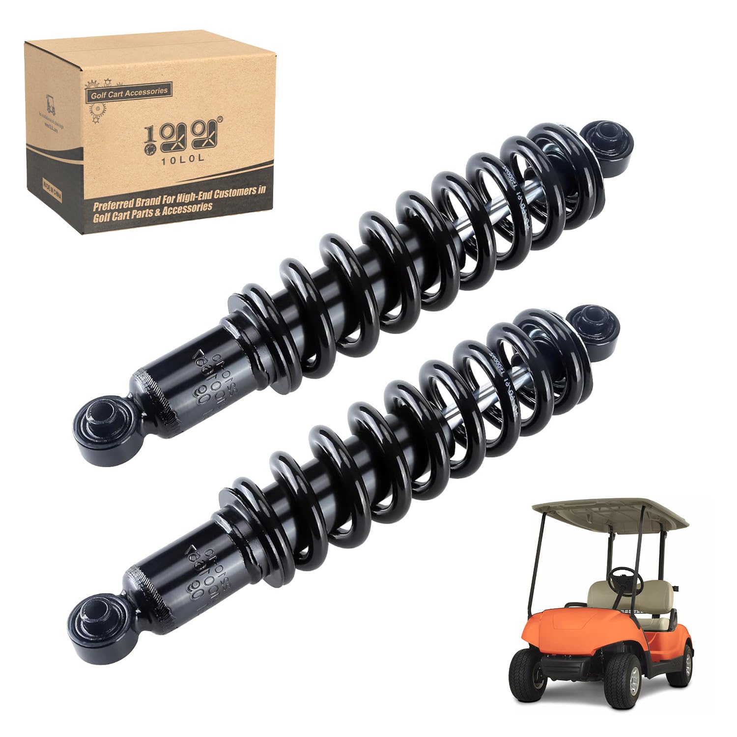 Amazon.com: 10L0L Golf Cart Rear Shock Absorbers Kit for Yamaha G29 ...