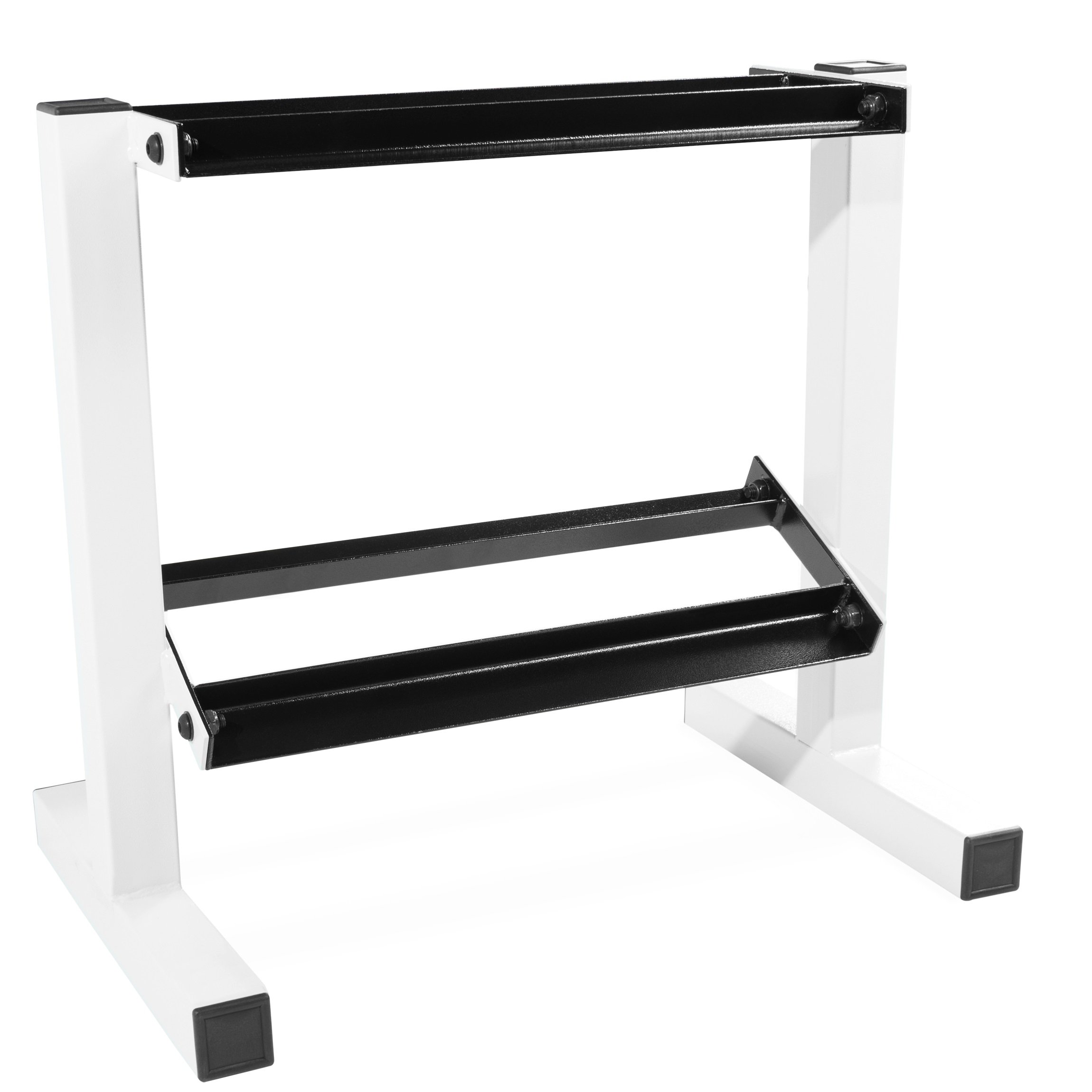 Cap Barbell 20 Inch Two Tier Dumbbell Rack White | Desertcart INDIA