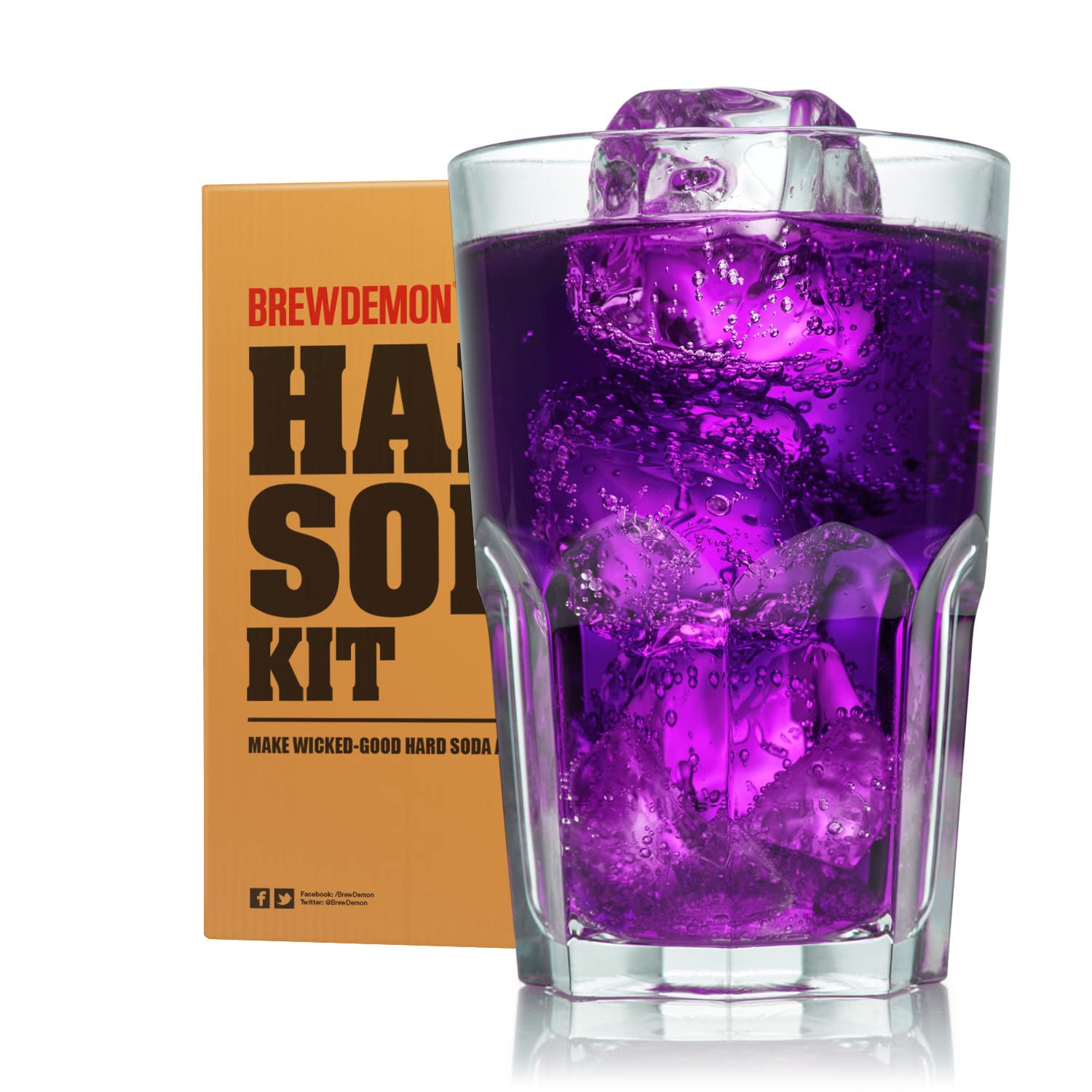 Buy BrewDemon Hard Soda Brewing Kit - Our Conical Fermenter Eliminates ...