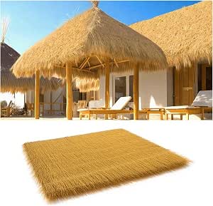 Amazon.com: bacedifo Outdoor Simulated Thatch Roof Plastic Thatch ...