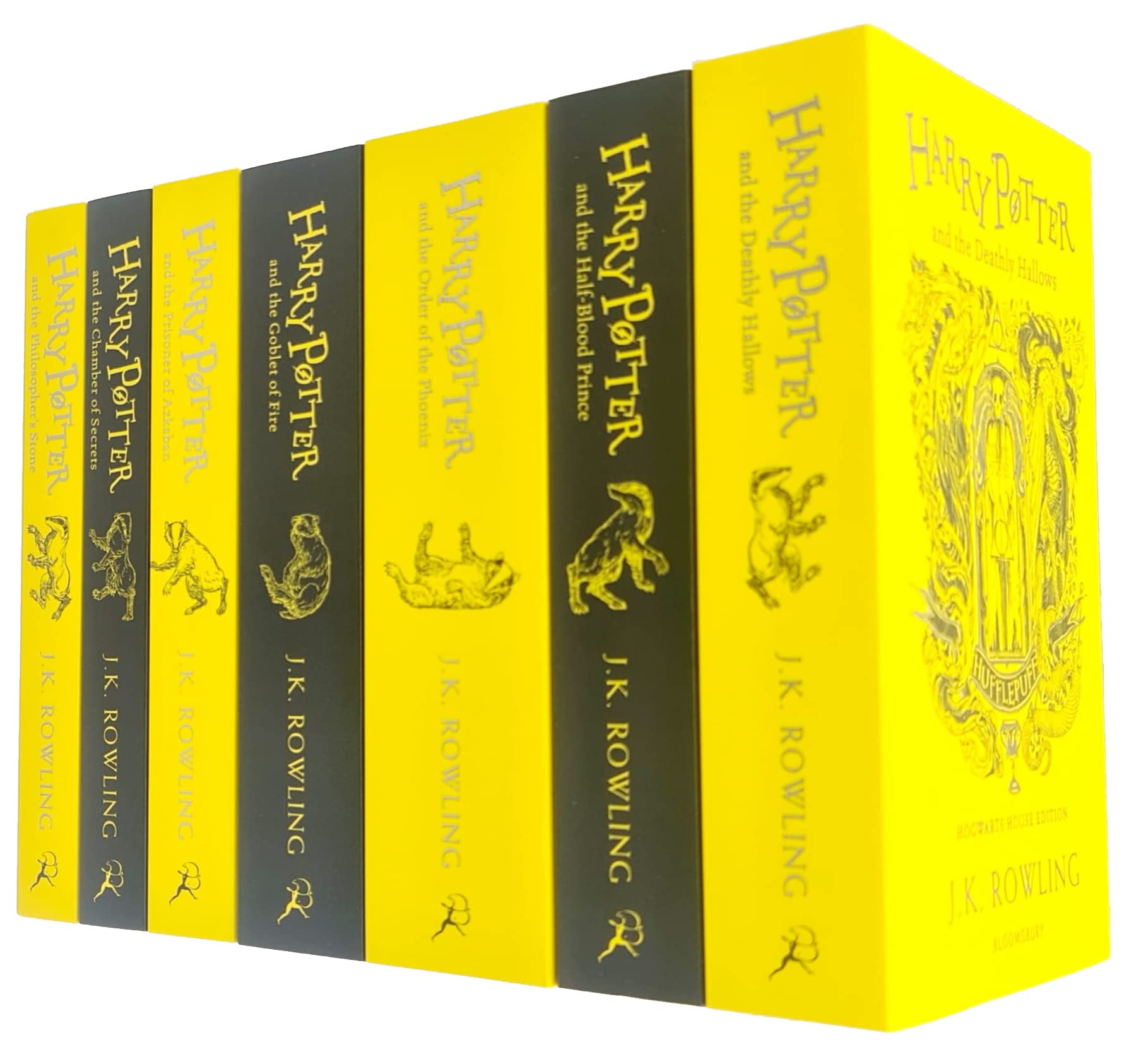 Bluecool Harry Potter Hufflepuff Edition Series Collection 7 Books Set ...