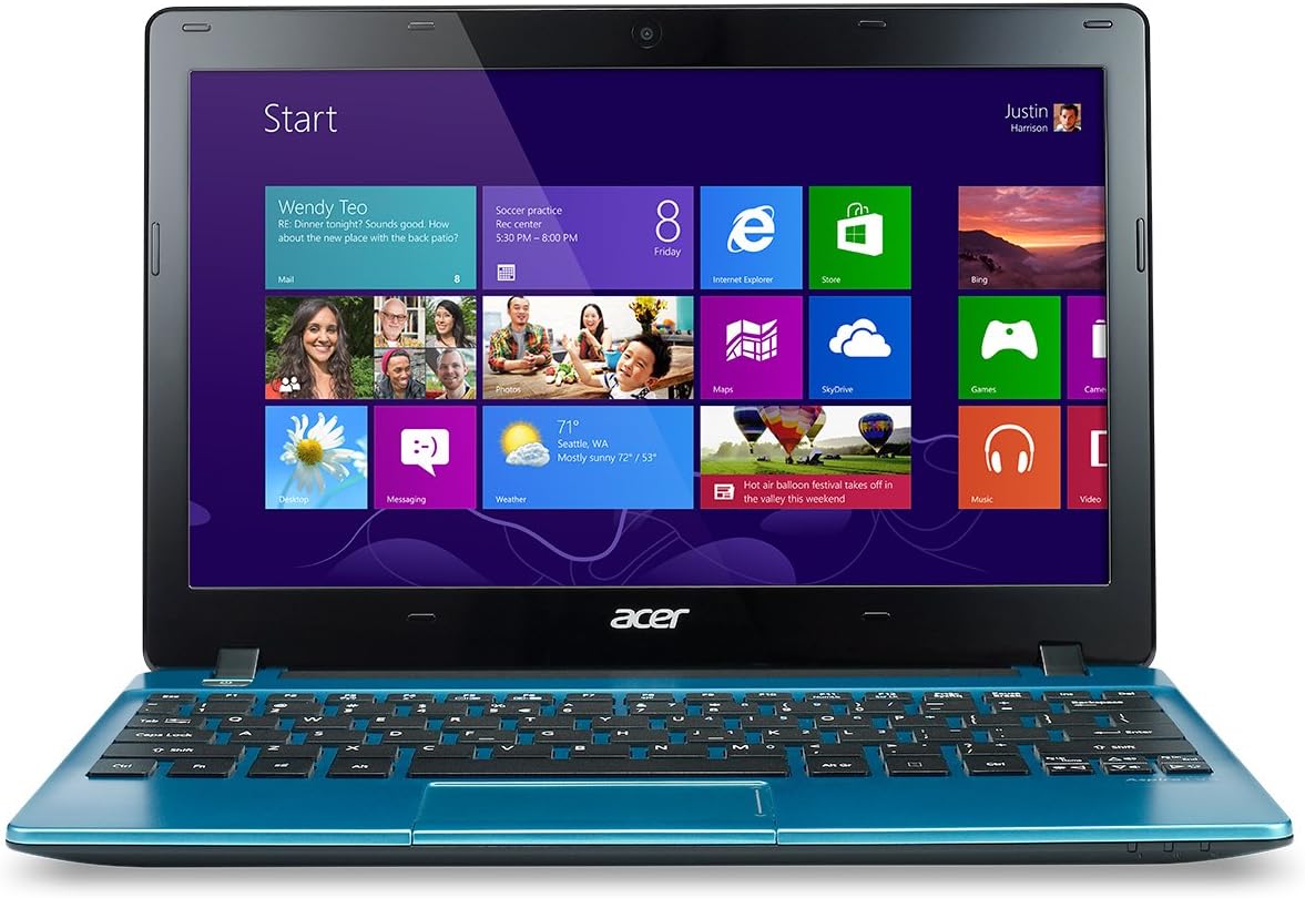 Aspire Acer V5-121 11.6-inch Laptop (Blue) - (AMD C70 1GHz Processor ...