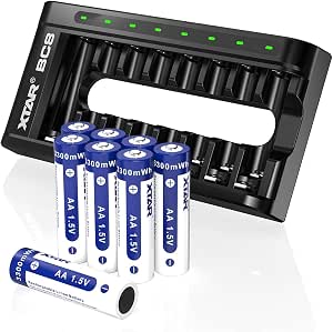 Amazon.com: XTAR Rechargeable AAA Batteries with Charger : Electronics