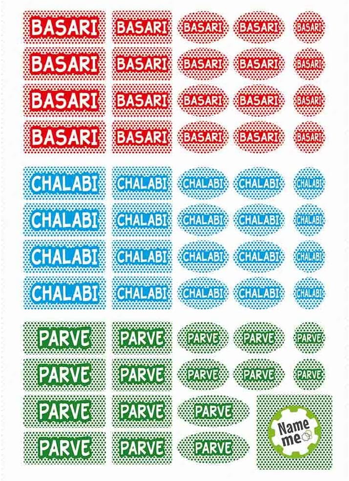 Amazon.com: Kosher Kitchen Stickers. Labels with Self Adhesive for ...