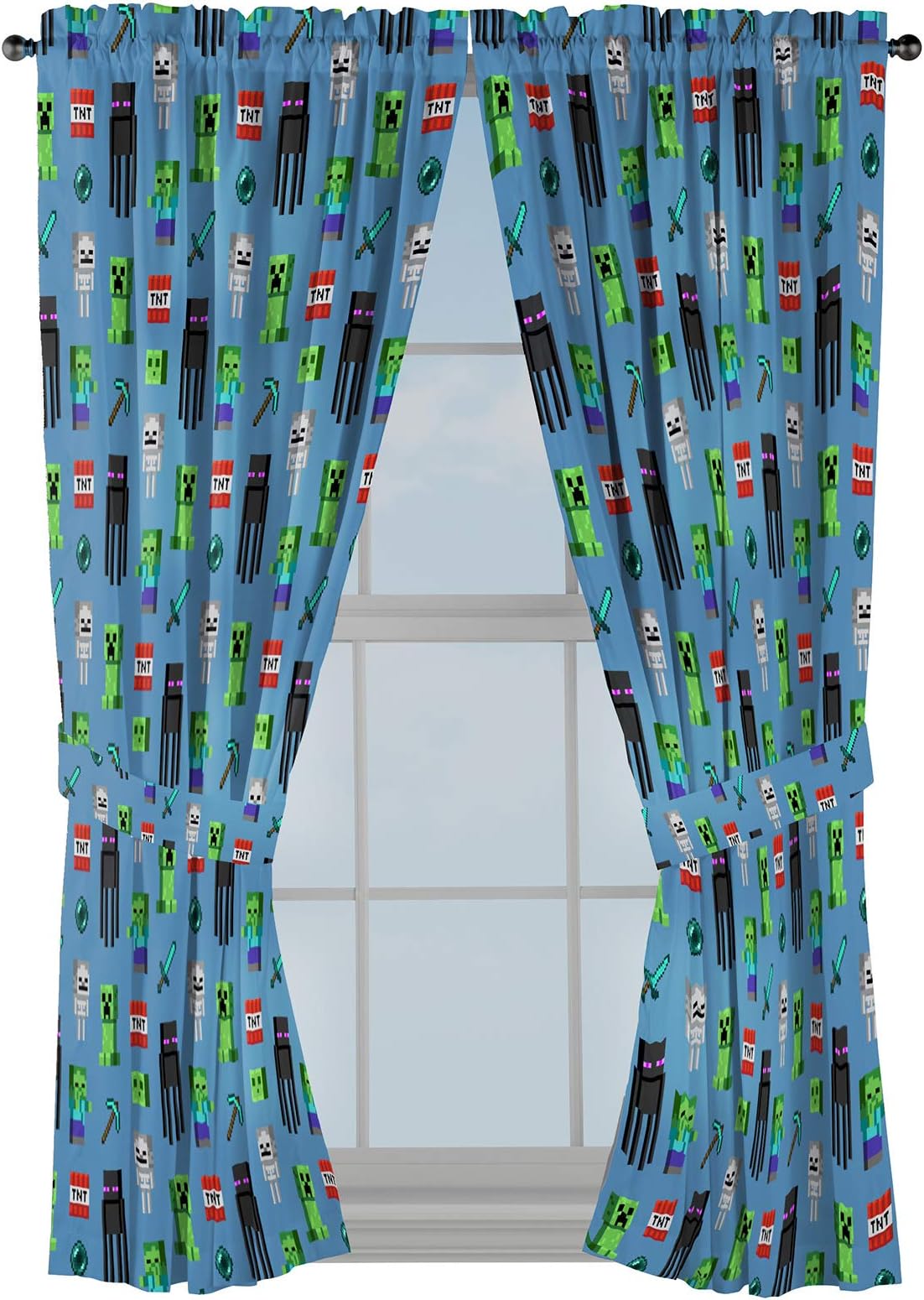 Amazon.com: Jay Franco Minecraft Genda Iso Animals 84" inch Drapes ...