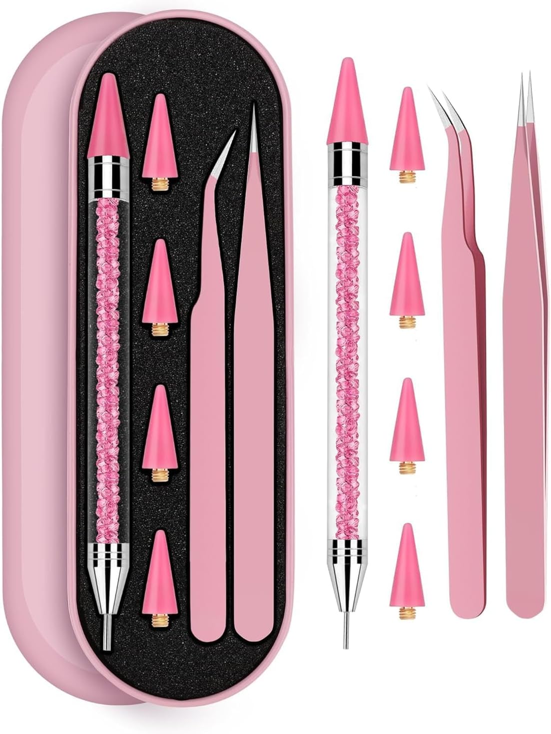 Amazon.com: Tatuo 4 Pcs Rhinestone Picker Tool Dotting Pen Dual-ended ...