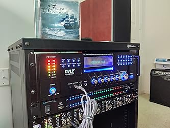 Amazon.com: Technical Pro DB30 1U Rack Mount dB Decibel Meter Display+8 ...