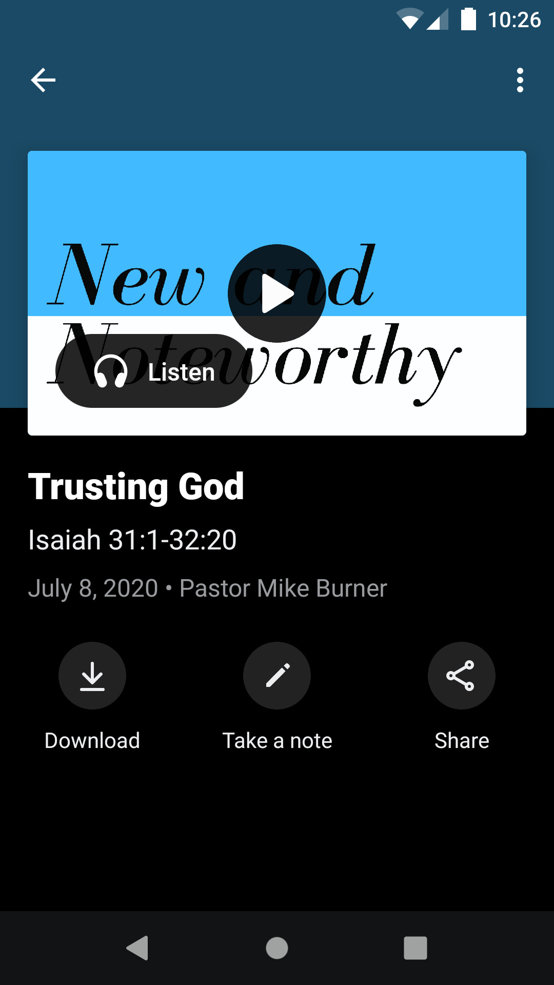 Calvary Chapel Lake Norman - App on Amazon Appstore