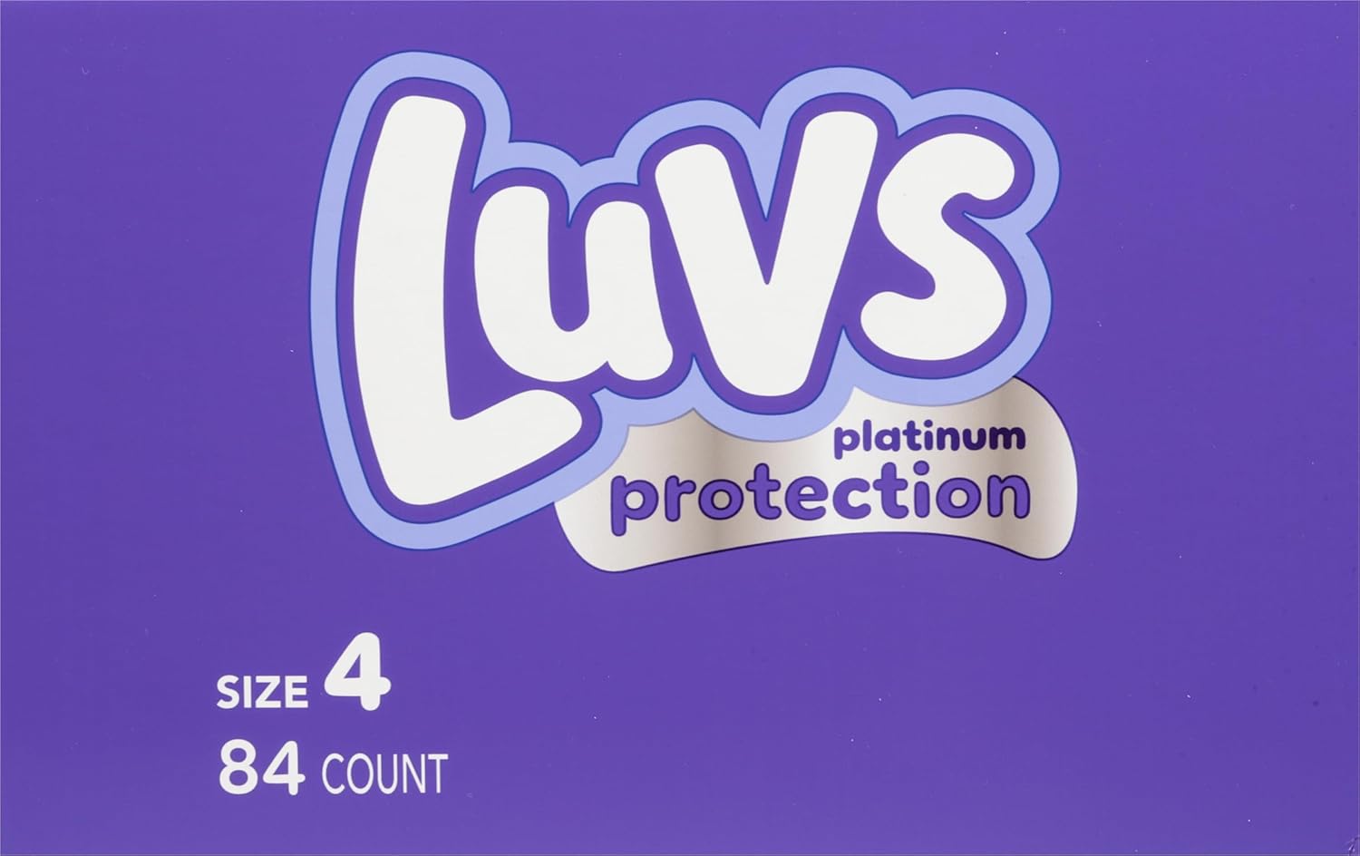 Amazon.com: Luvs, Diapers Platinum Protection Size 4, 84 Count : Baby