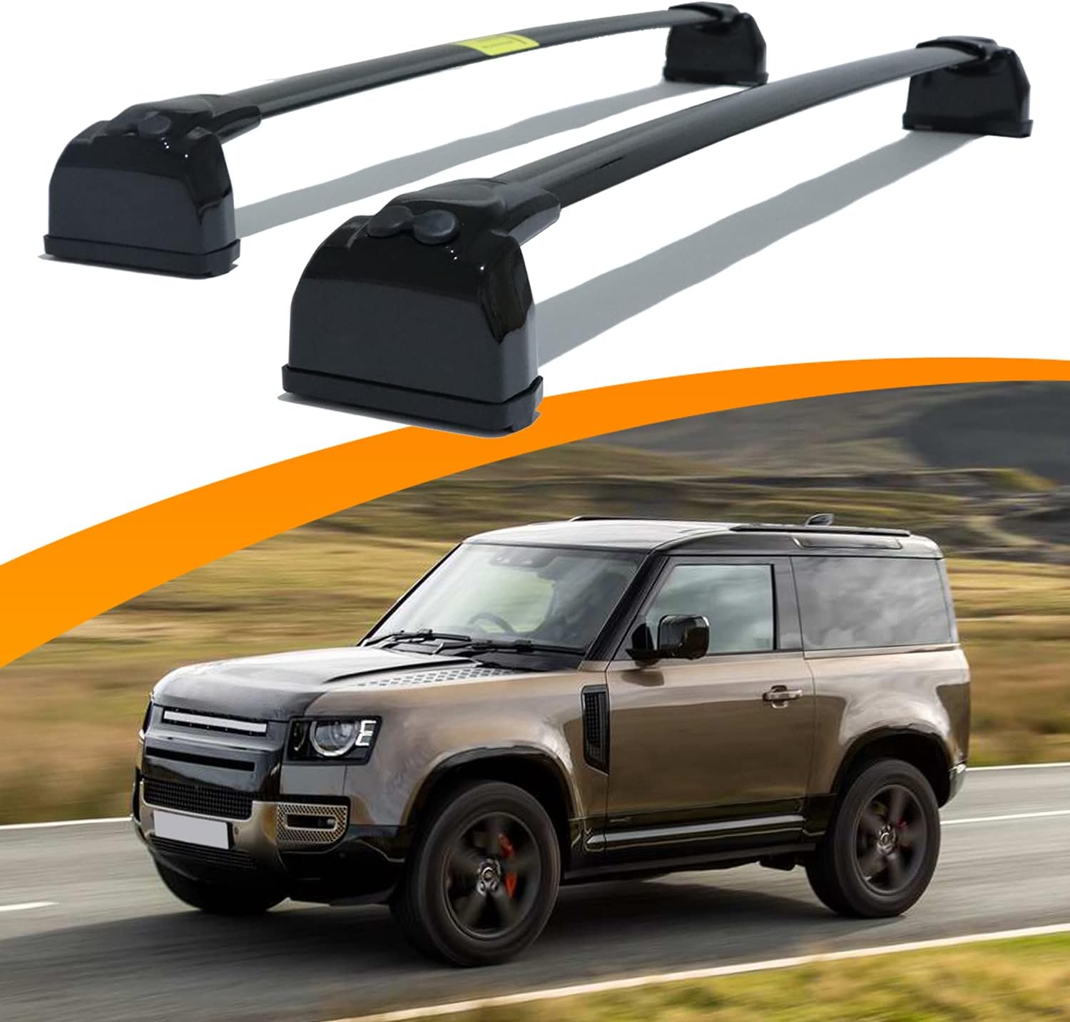 Amazon.com: Roof Racks Aluminum Alloy ONLY Structure Cross Bars Rail ...