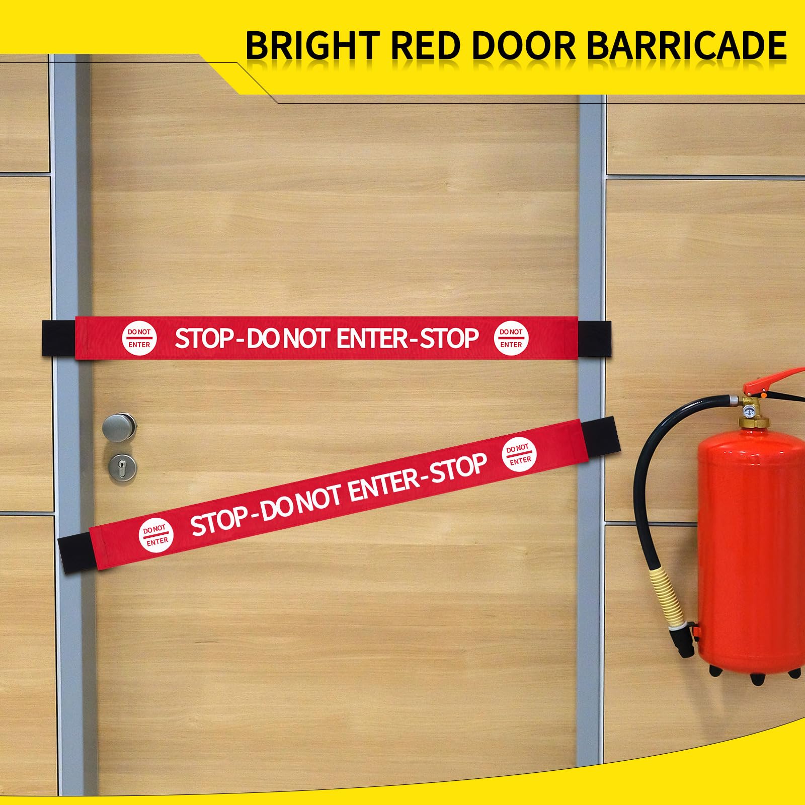 Snapklik.com : Wenqik 4 Pcs Magnetic Nylon Safety Signs