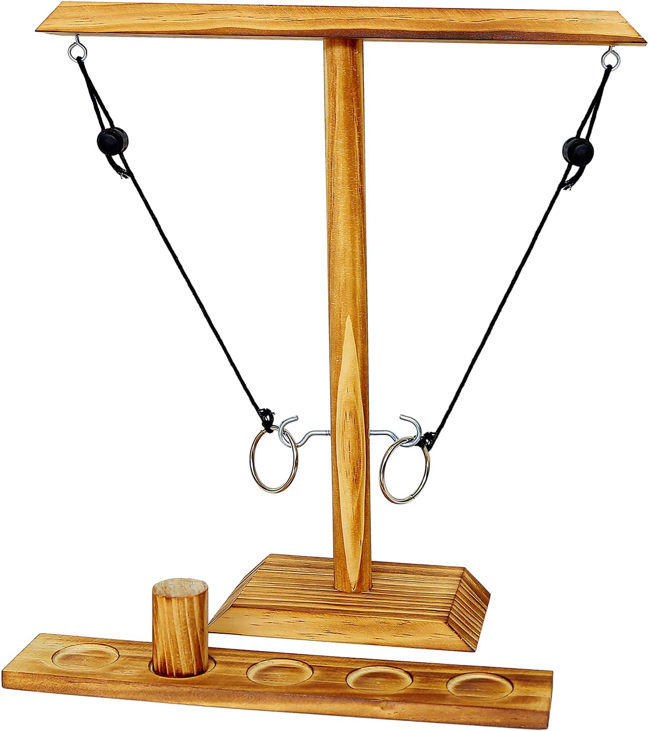 Amazon.com: Ring Toss Games for Adults, Hook and Ring Game with Easily ...