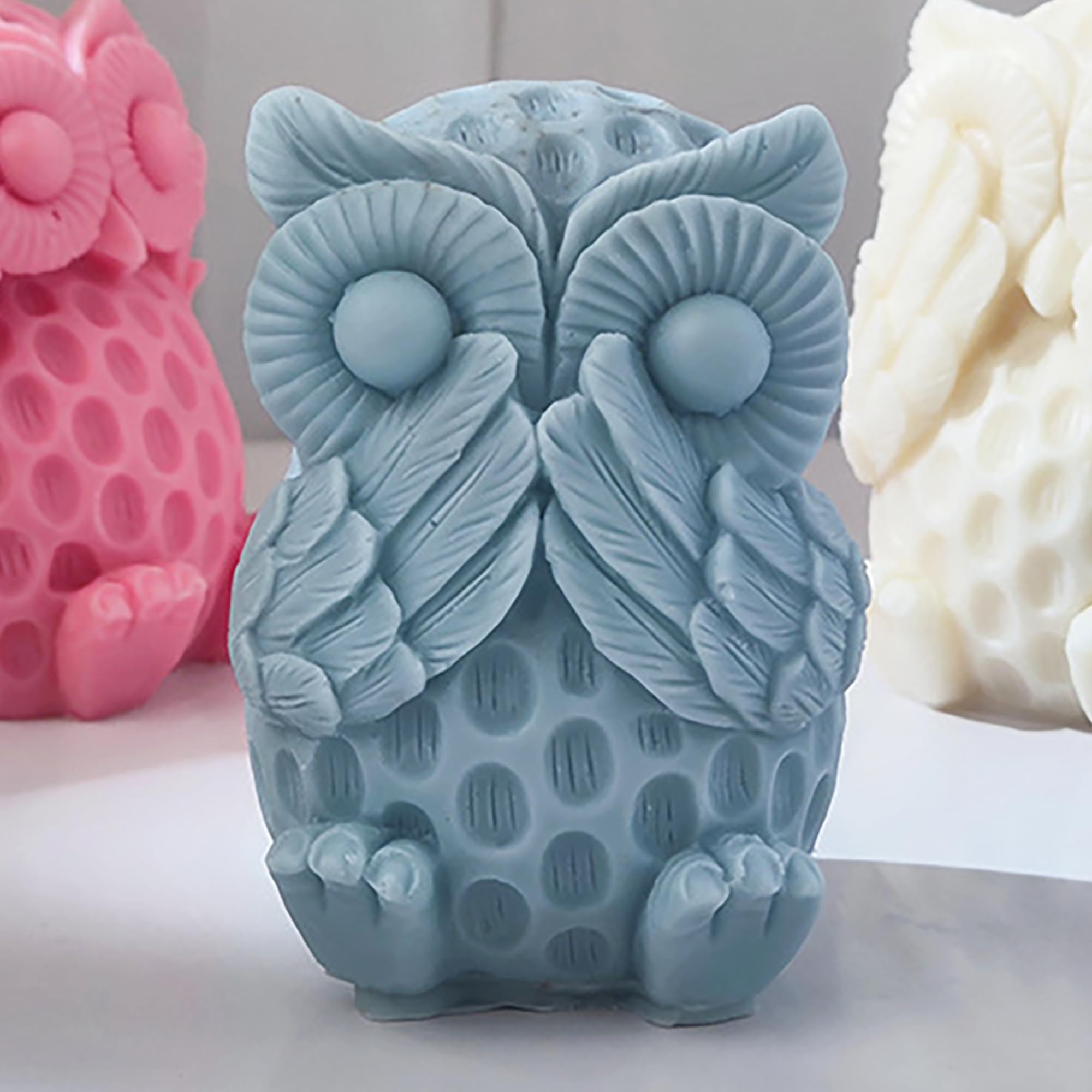 Amazon.com: 3D Owl Mold Nighthawk Mold Owl Candle Mold Animal Mold Owl ...