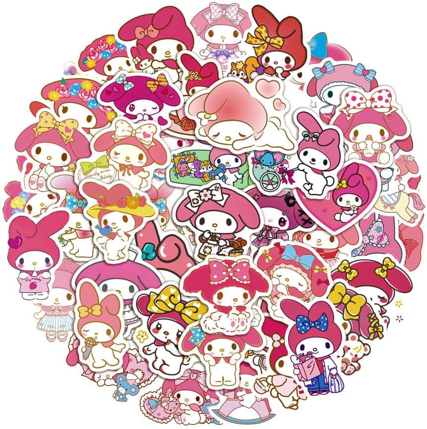Amazon.com: 50PCS Cute Anime Stickers Japanese Cartoon Stickers, Kawaii ...