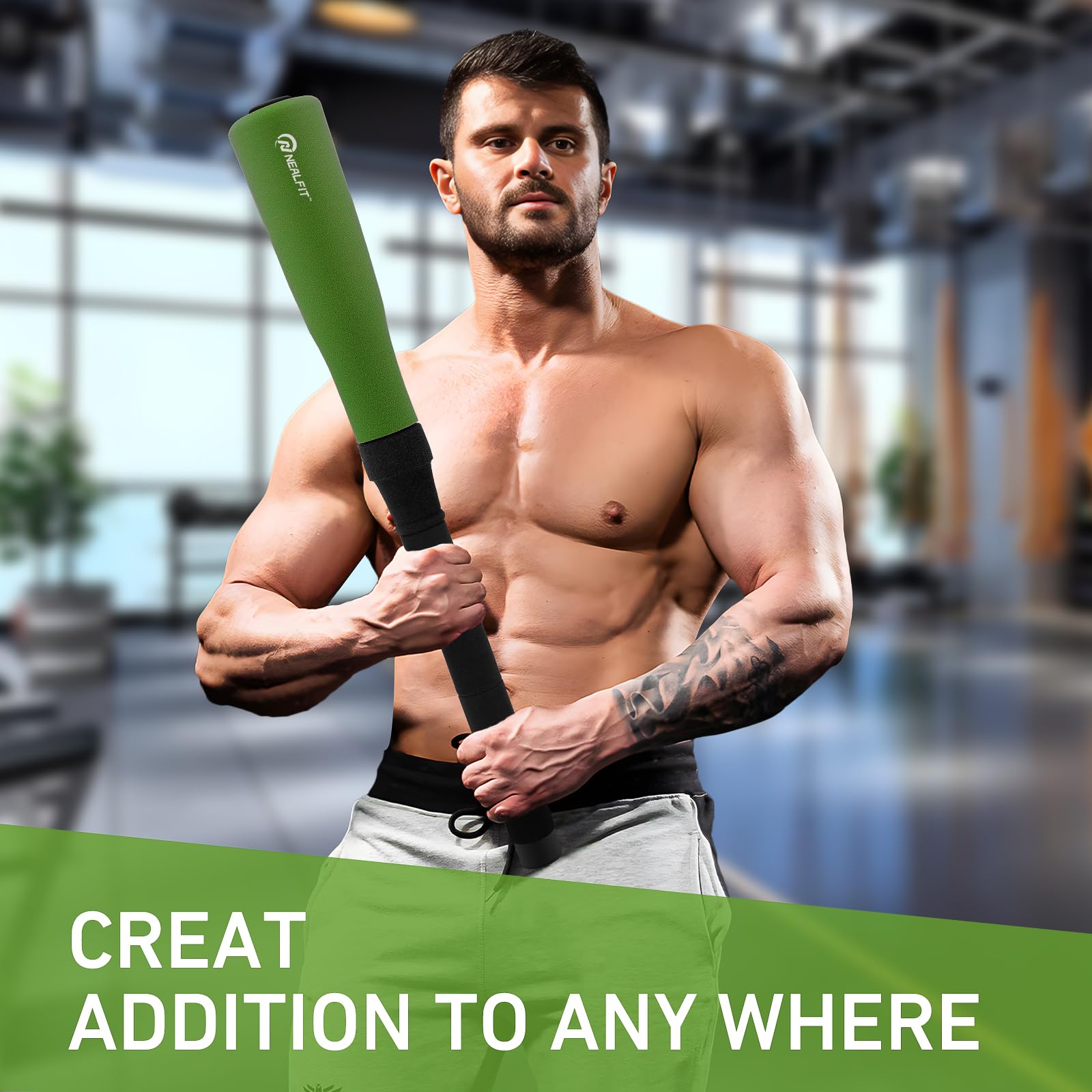 Snapklik.com : NEALFIT Indian Clubs, Weighted Club For Strength ...
