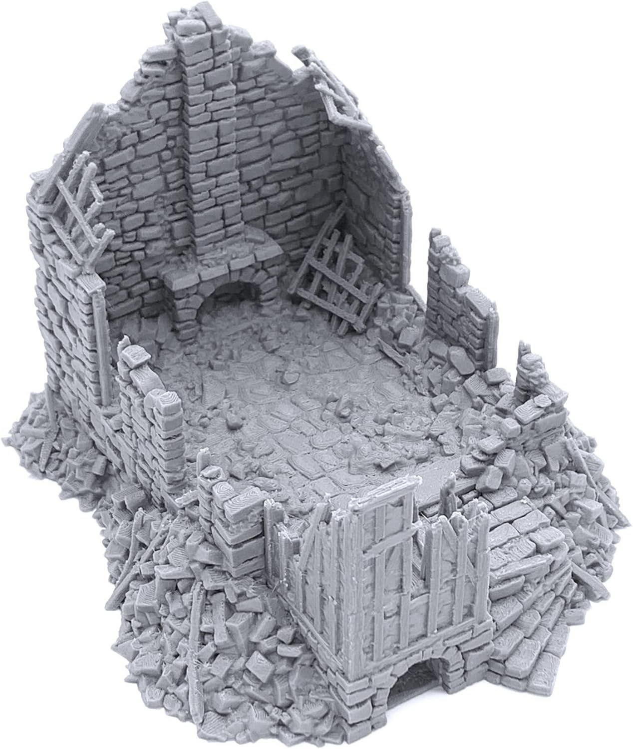 EnderToys Ruined Barlyway Cottage, 3D Printed Tabletop RPG Scenery ...