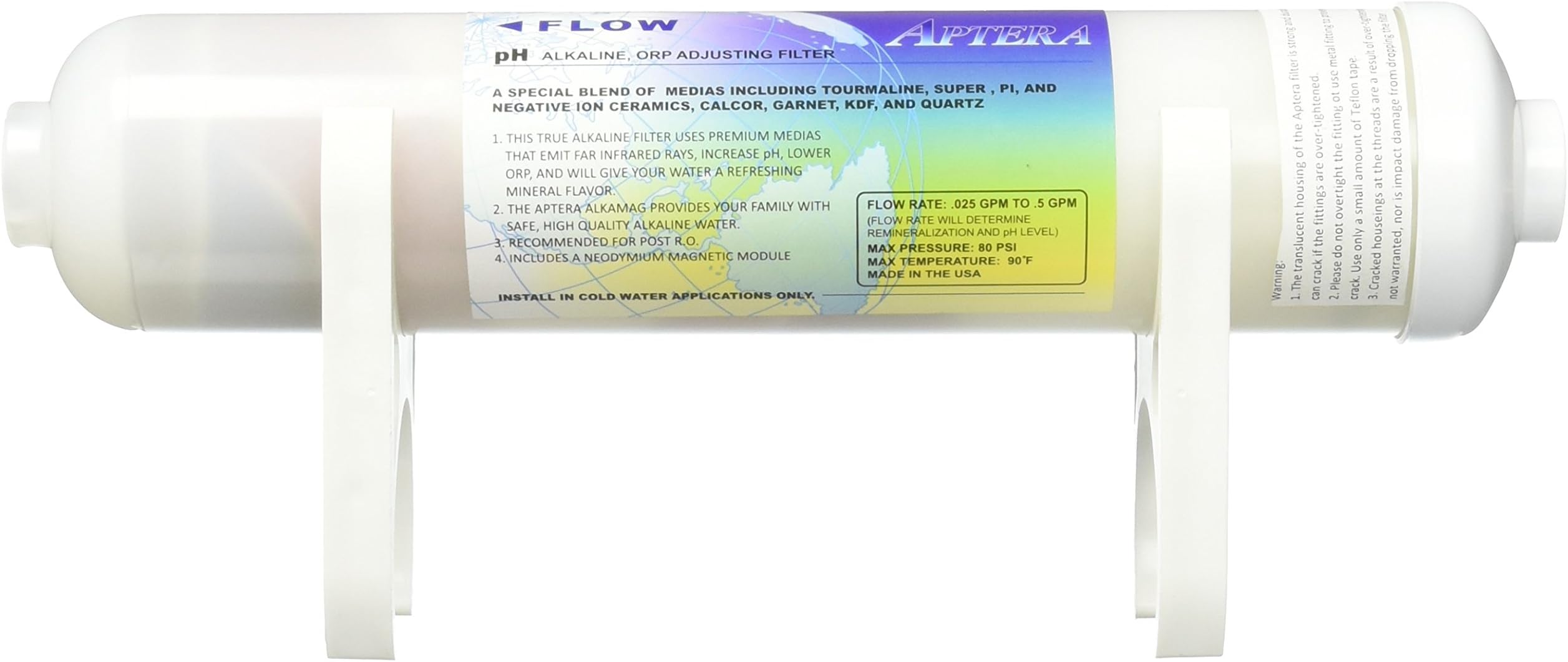 Amazon.com: PREMIER 6 Stage- Inline Alkaline | KDF | Antioxidant ...