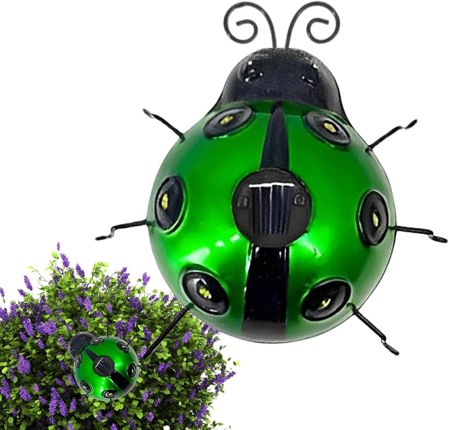 Amazon.com : Hoghaki Solar Outdoor Ladybug Light - Solar Ladybug Lamp ...