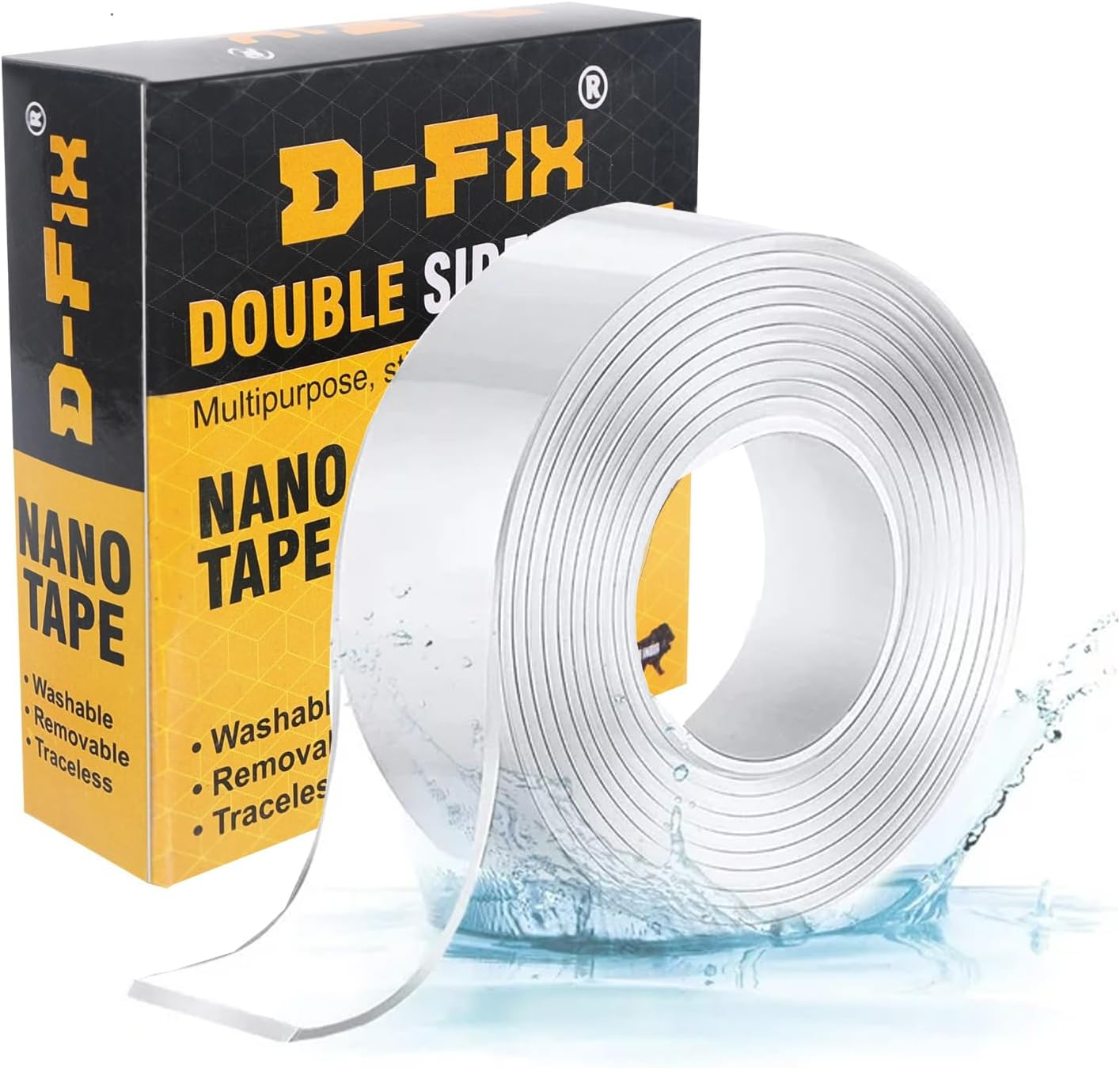 TO THE PACKAGING Nano Double Side Tape - Adhesive Grip Tape Washable ...