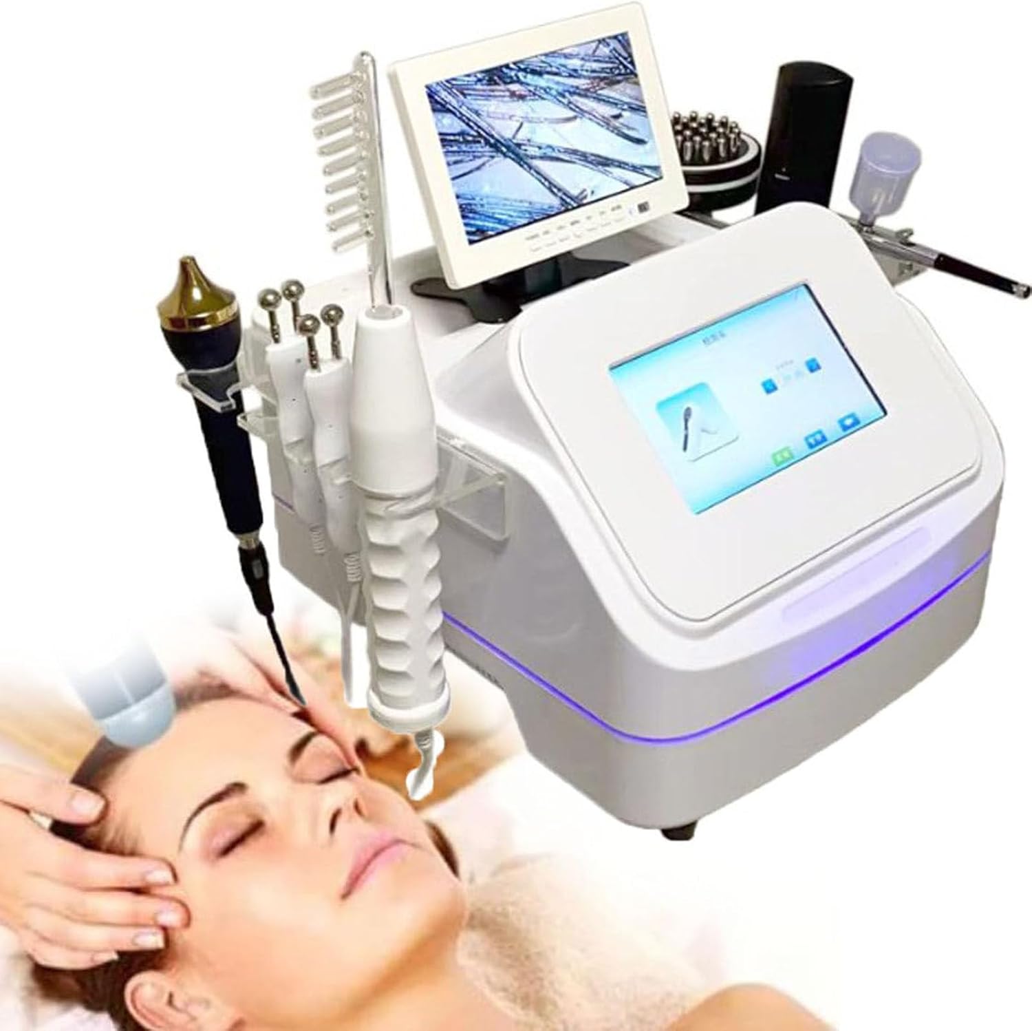 7 in 1 Skin Diagnostic Hair Analyzer,Scalp Hair Follicle Detector,Scalp ...