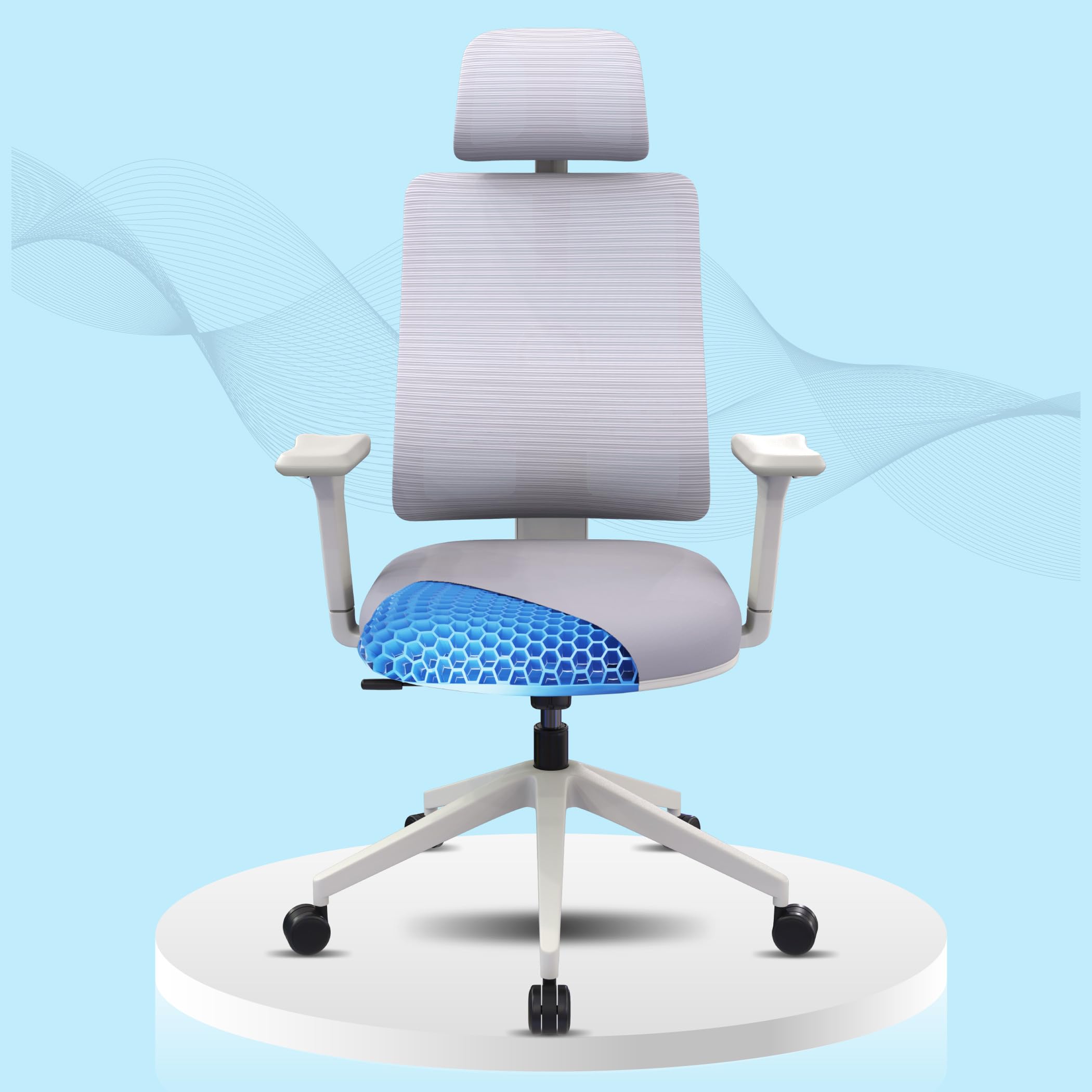 The Sleep Company Flex Ergonomic Office Chair | Intelligent iAdapt ...