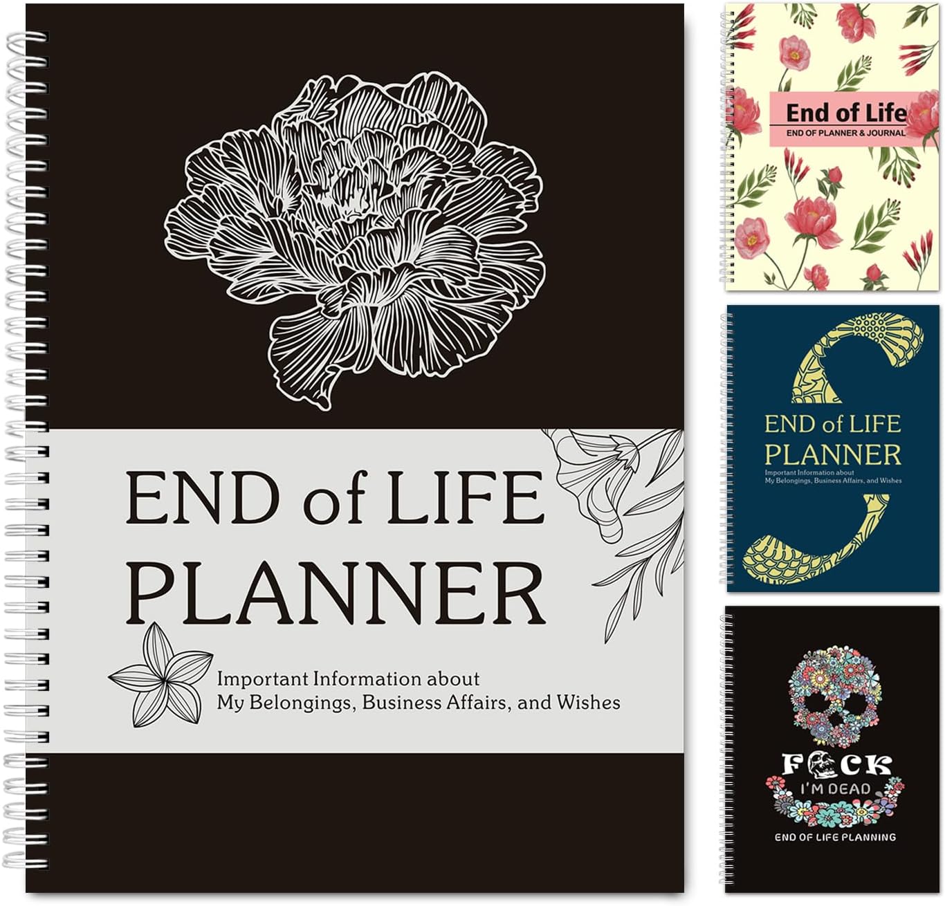 Amazon.com : End of Life Planner Organizer Notebook, If I Die Binder ...