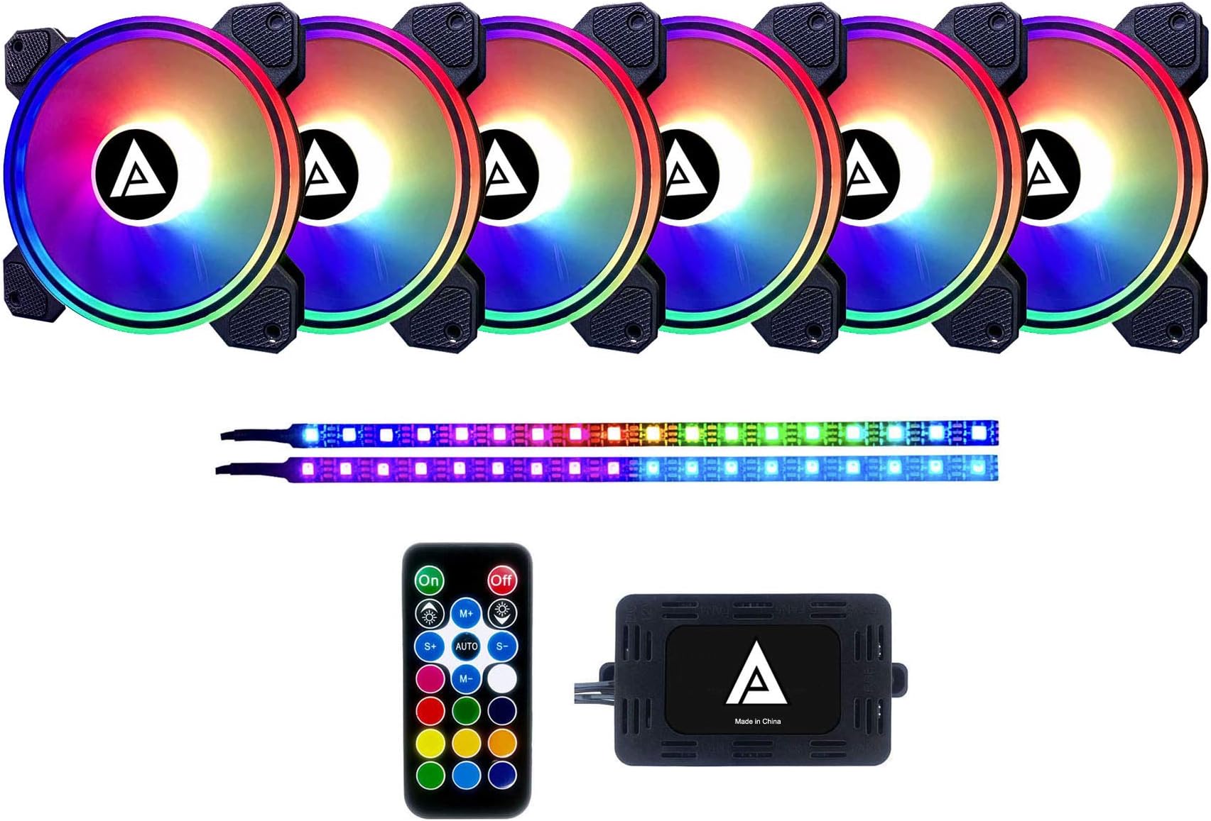 Amazon.com: Apevia ET62-RGB Electro 120mm Silent RGB Color Changing LED ...