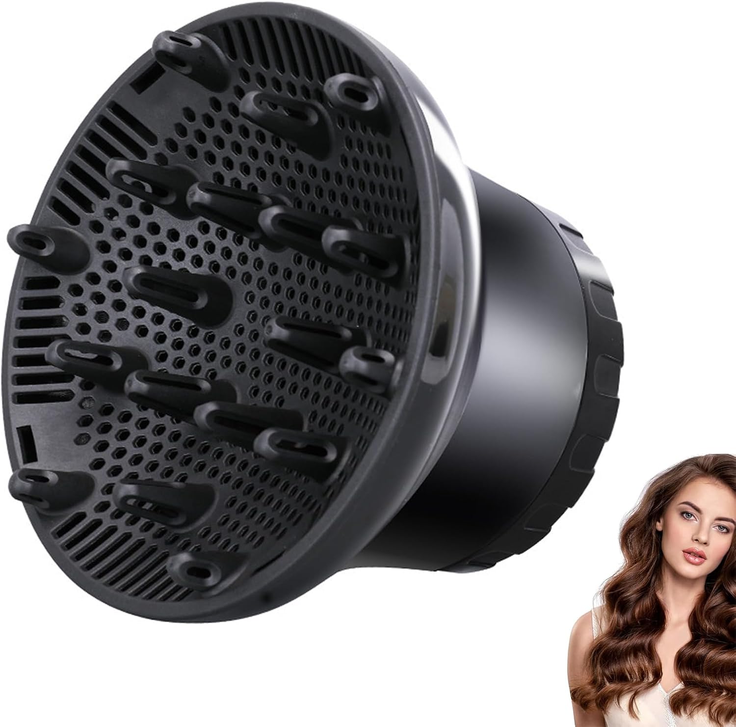 Universal Hair Diffuser, DDUP Hair Dryer Diffuser Attachment for Curly ...